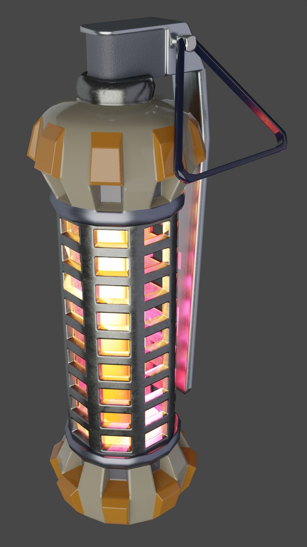 3D Sci-Fi Flash Grenade - TurboSquid 2087688