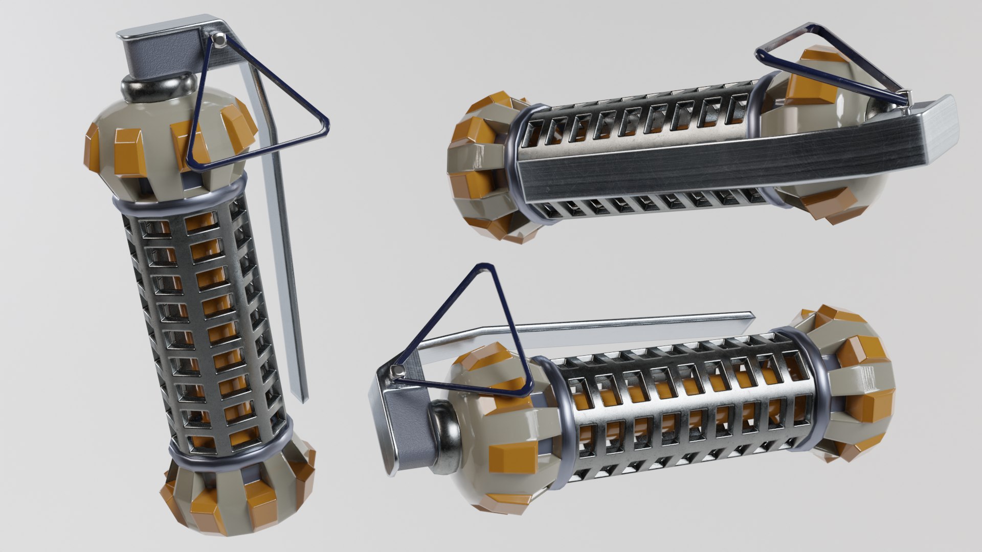3D Sci-Fi Flash Grenade - TurboSquid 2087688