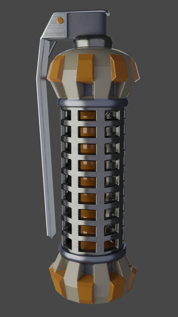3D Sci-Fi Flash Grenade - TurboSquid 2087688