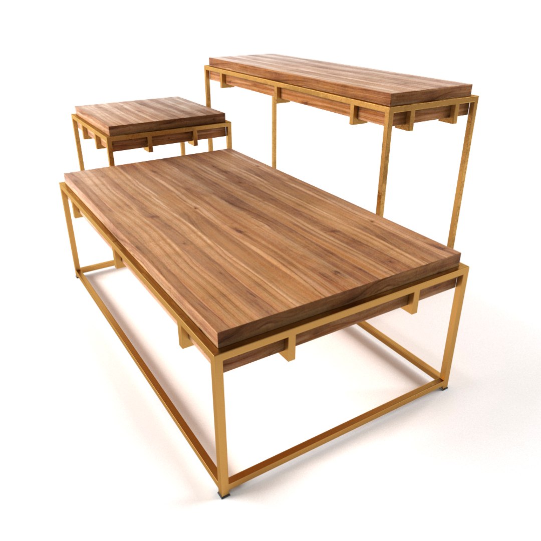 3D Watkins Table Set Brosa - TurboSquid 1376245