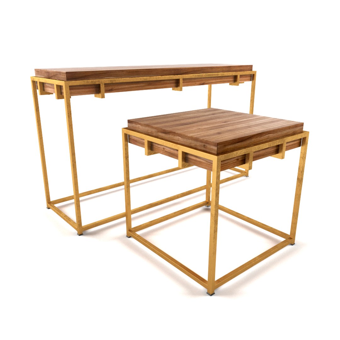 3D Watkins Table Set Brosa - TurboSquid 1376245