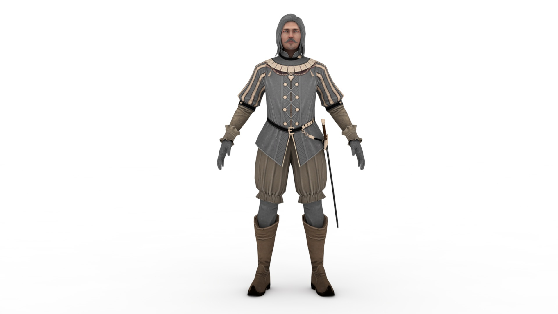 3D Model Archer Warrior Rigged - TurboSquid 2007831