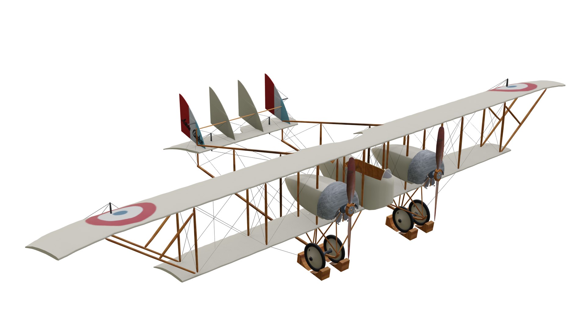 3D Caudron G 4 Model - TurboSquid 2347219