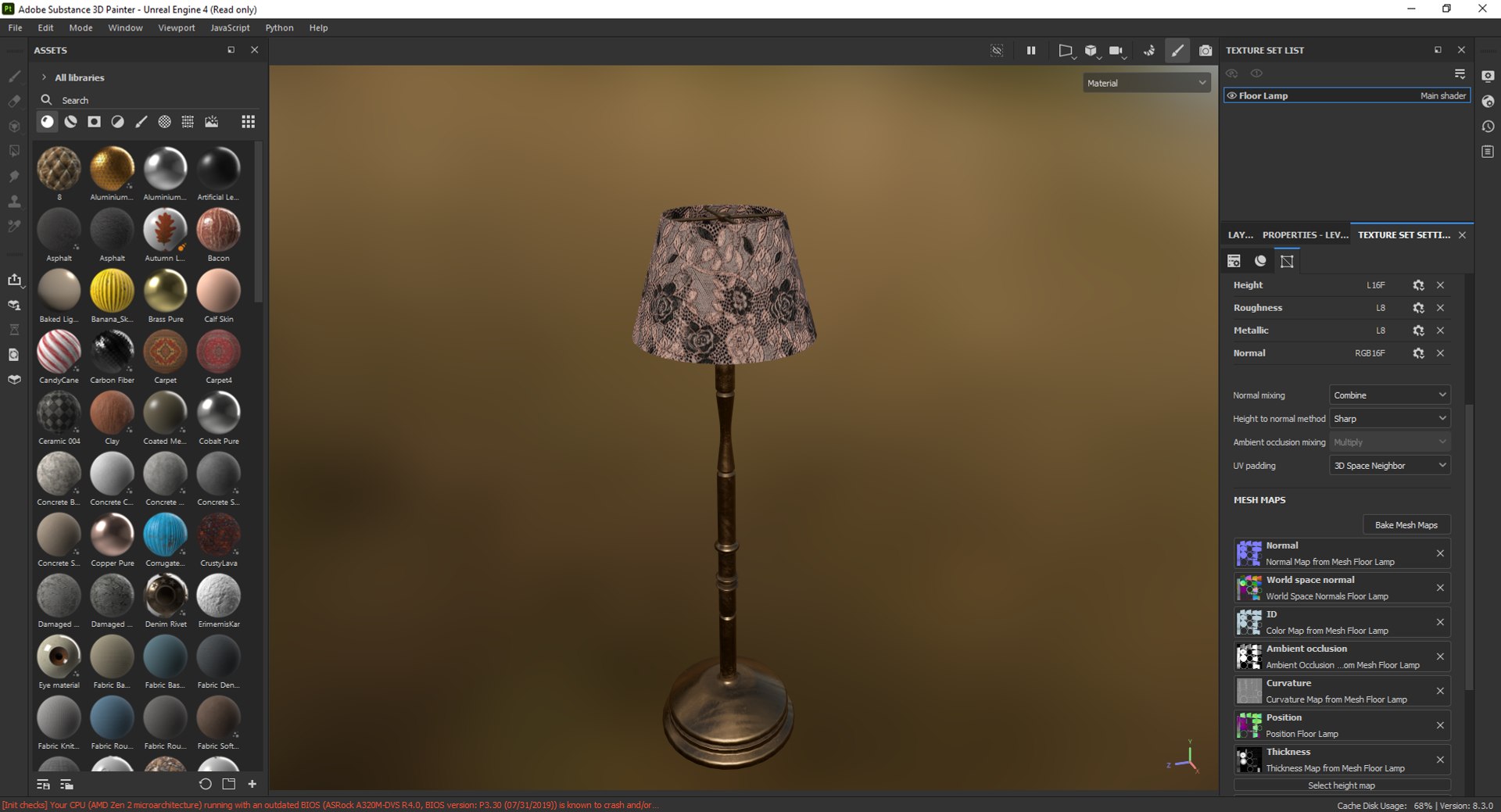 Floor Lamp 3D Model - TurboSquid 2095010