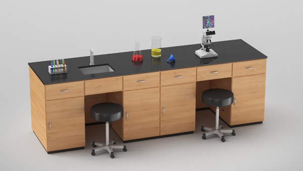 Laboratory Table model - TurboSquid 1792556