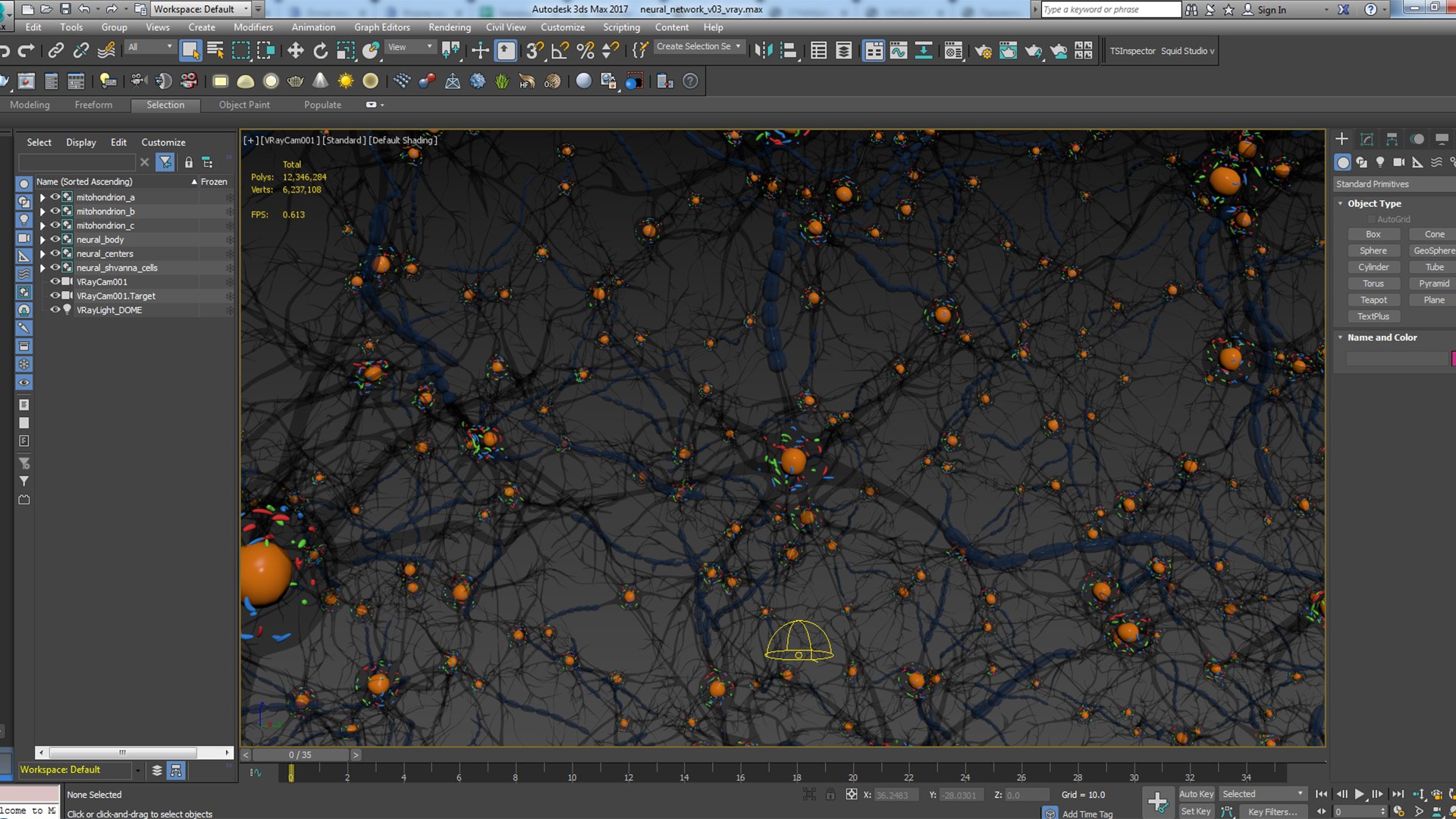 3D Neural Cells Axon - TurboSquid 1581075