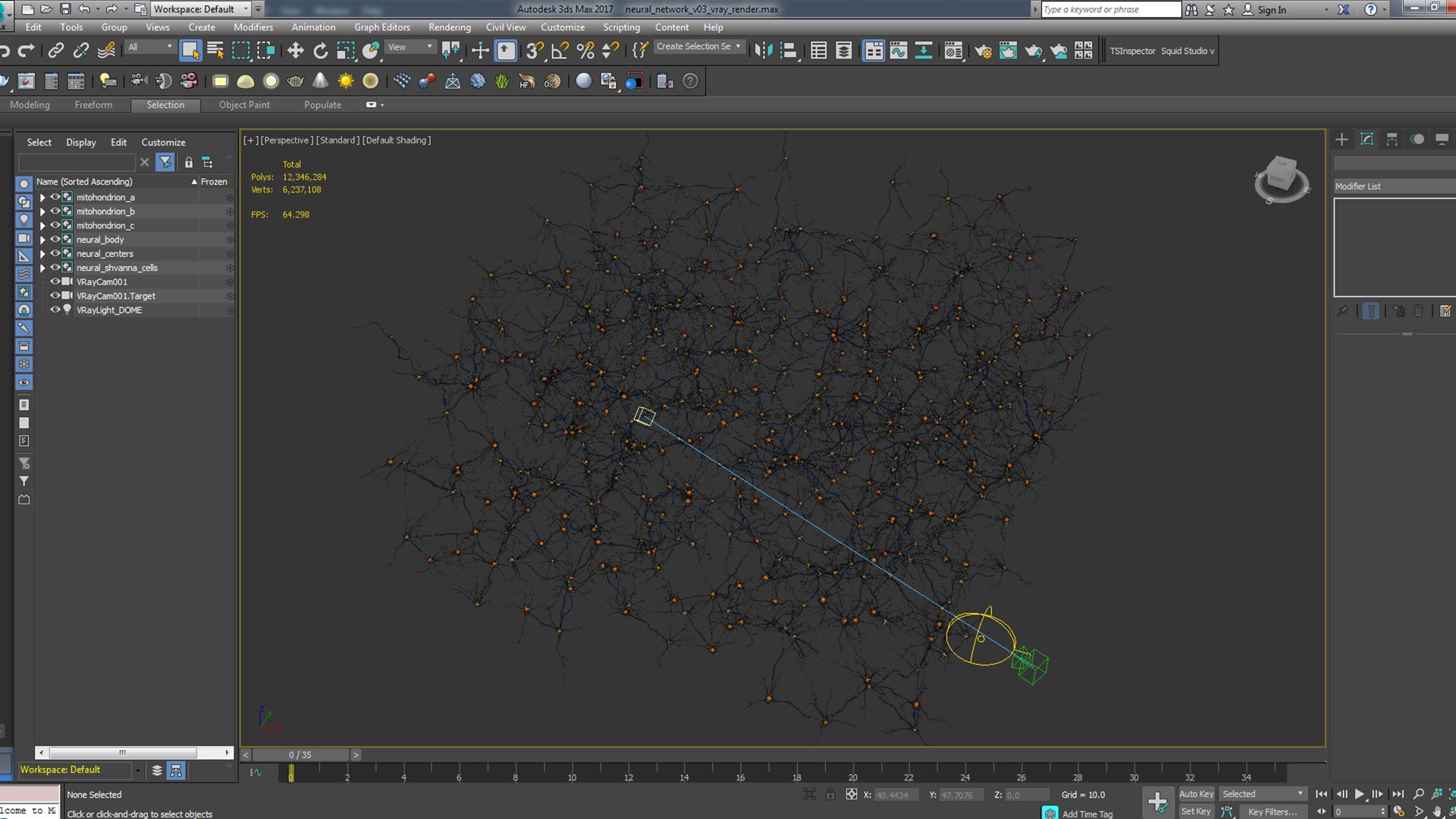 3D Neural Cells Axon - TurboSquid 1581075