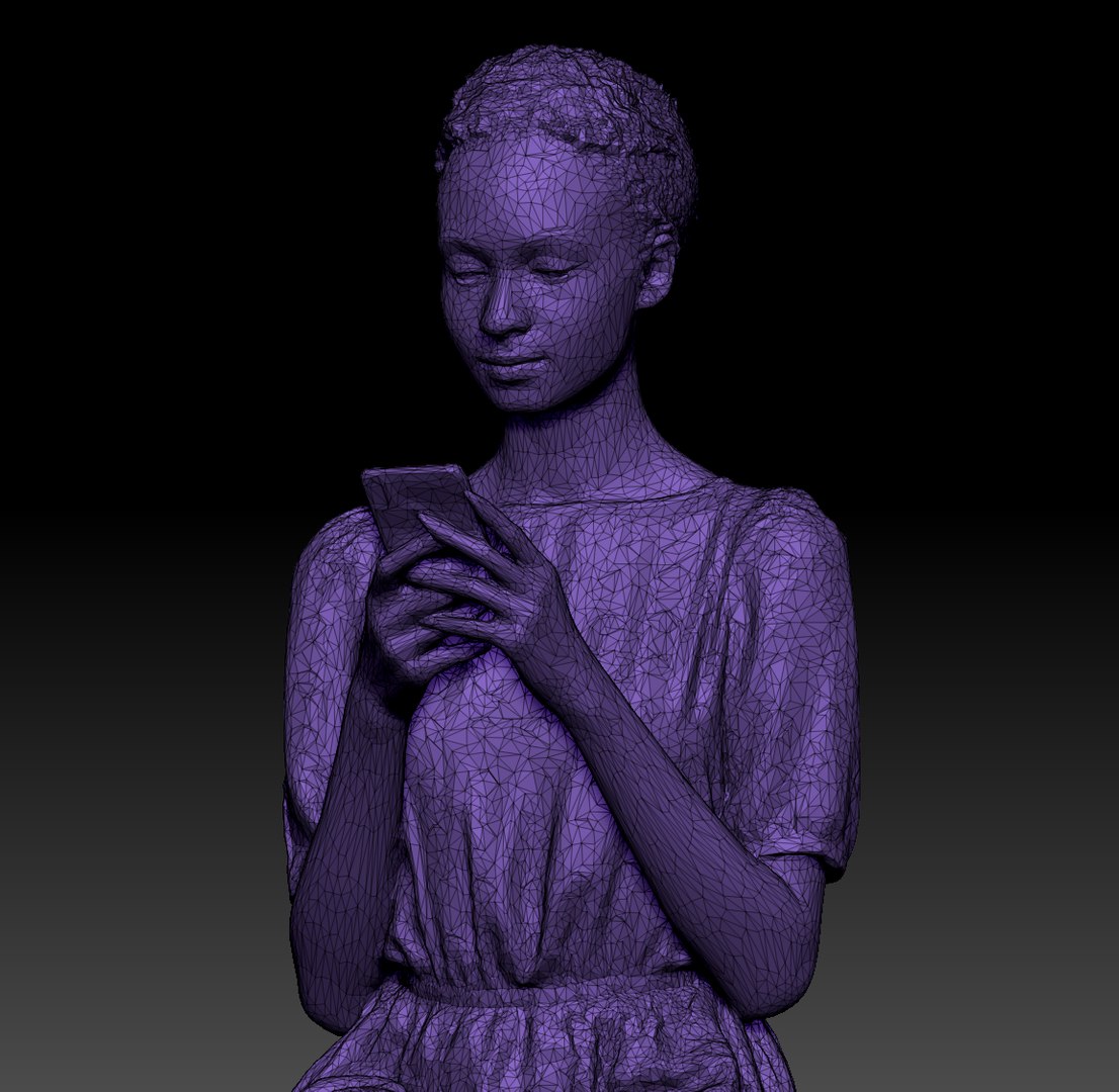 3D Model Attractive Young Woman Dressed - TurboSquid 1685944