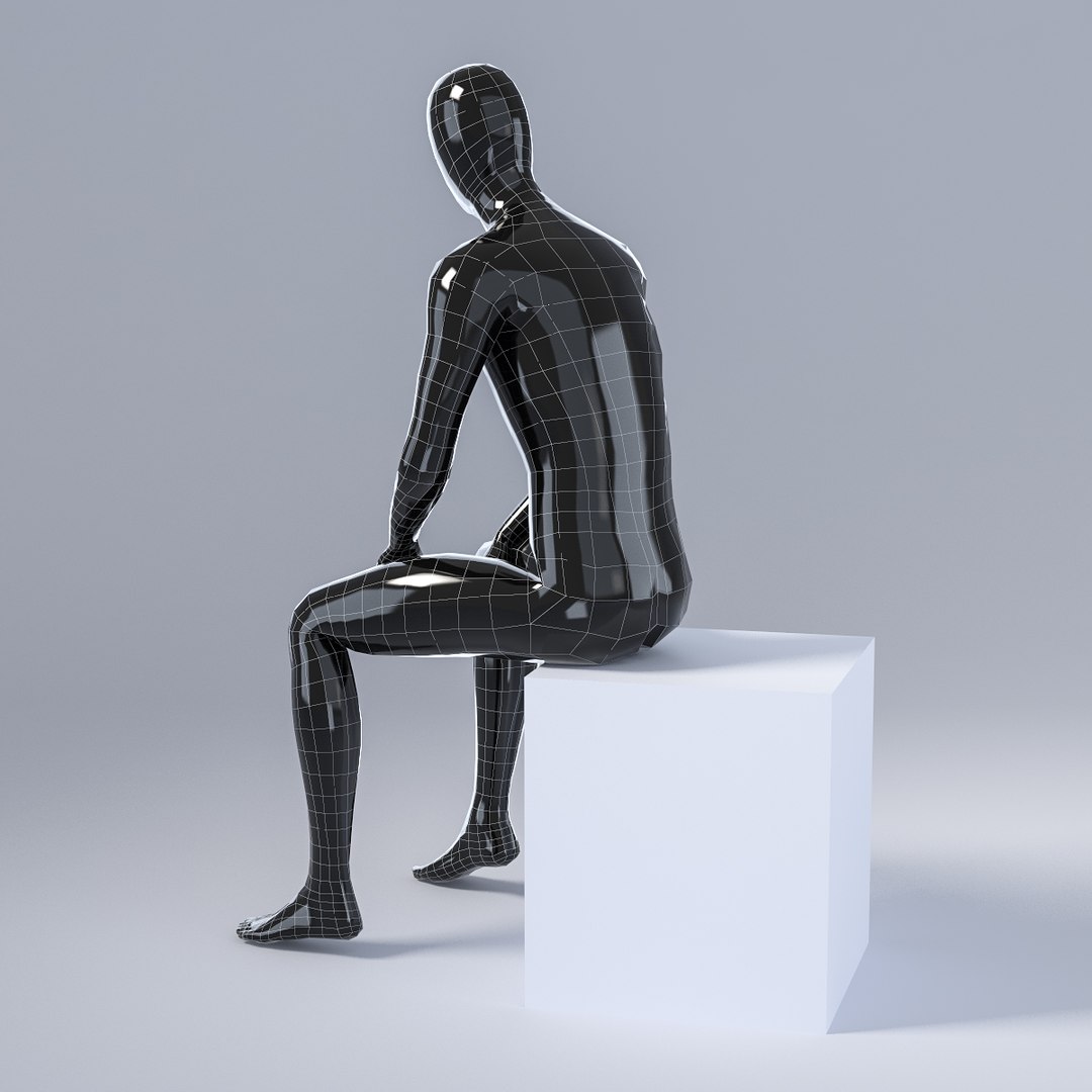 3d male mannequin