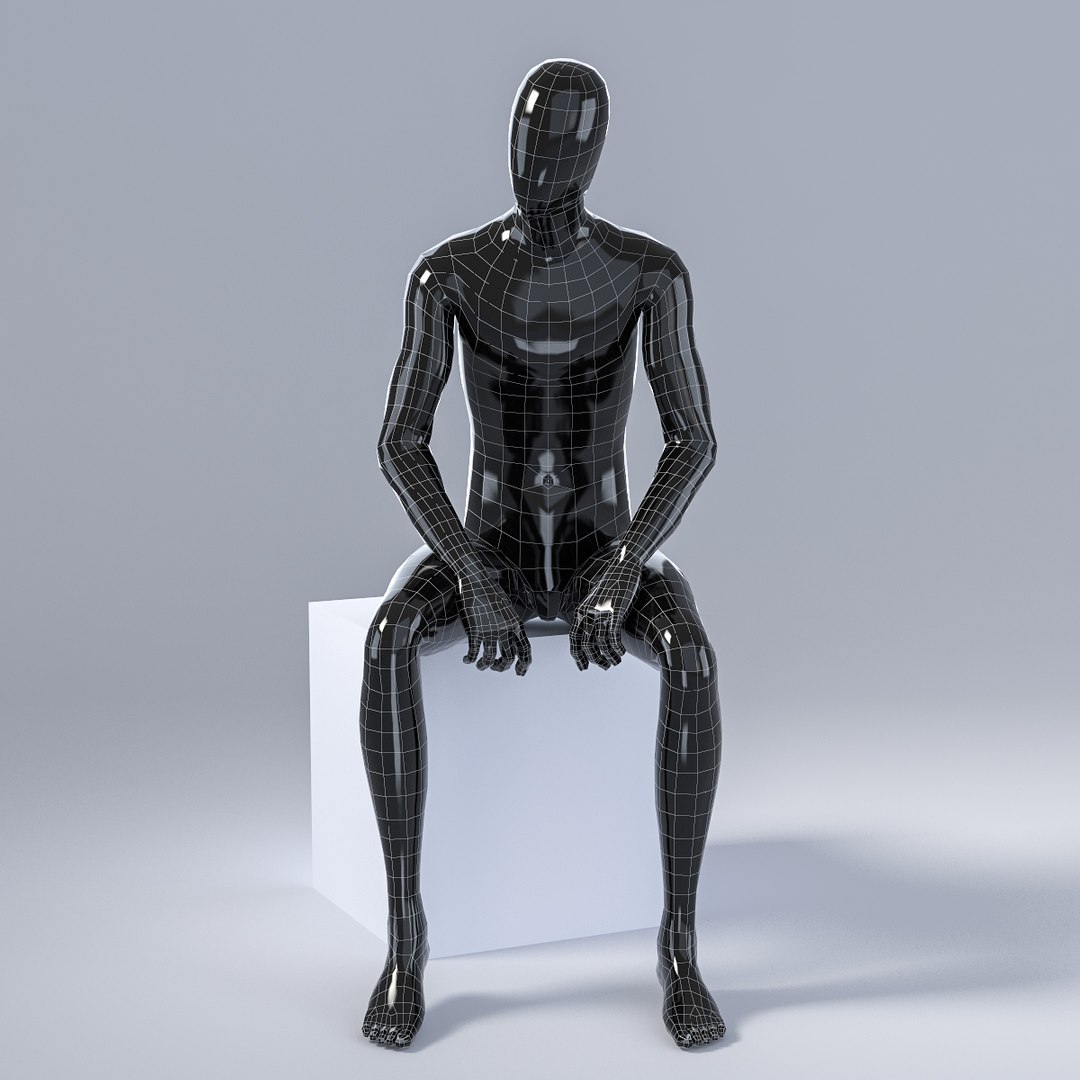 3d male mannequin