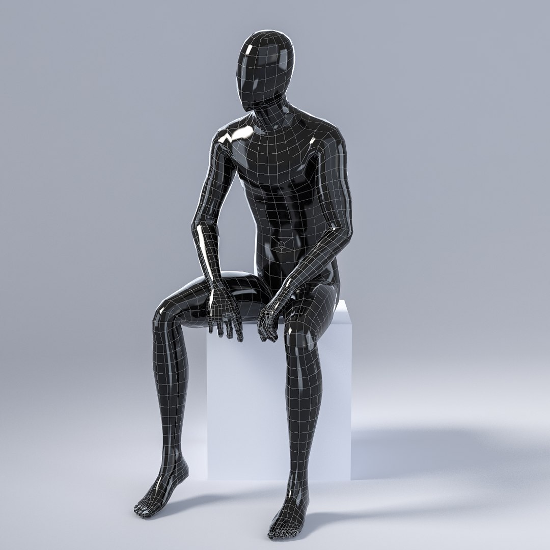 3d male mannequin