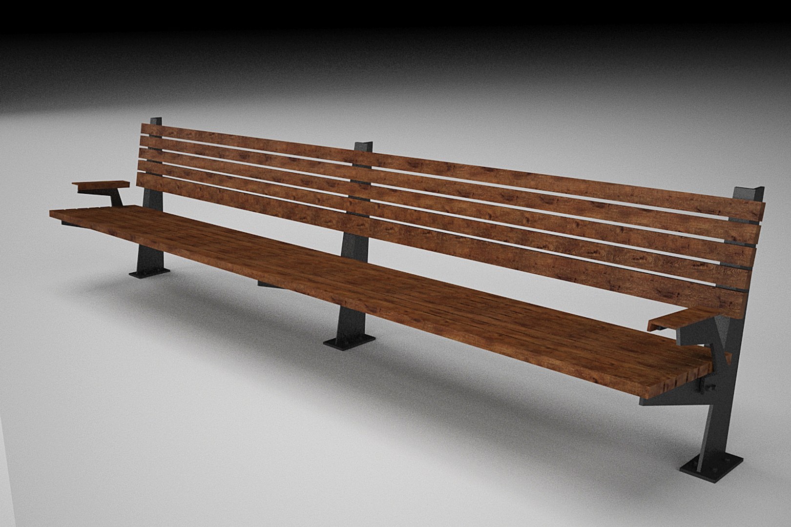 3d model bench