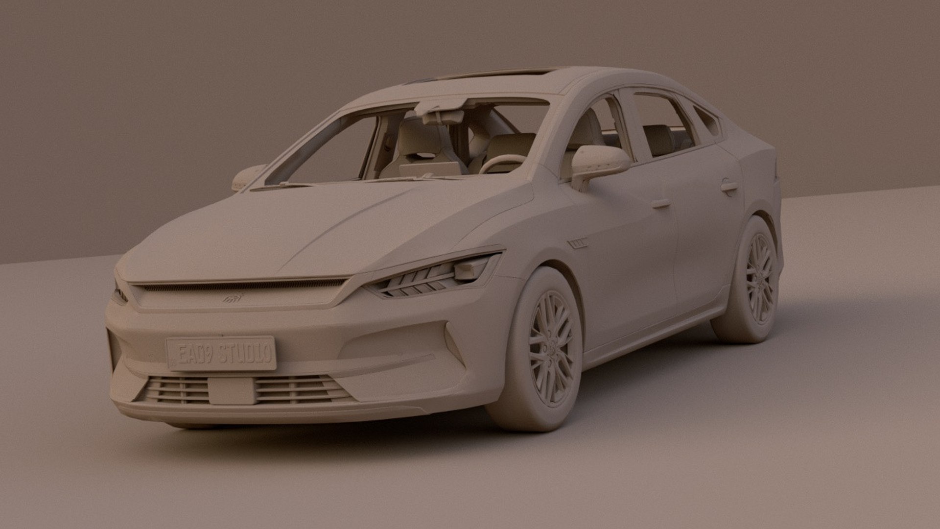 3D 2024 BYD Qin-Plus EV Model - TurboSquid 2350681