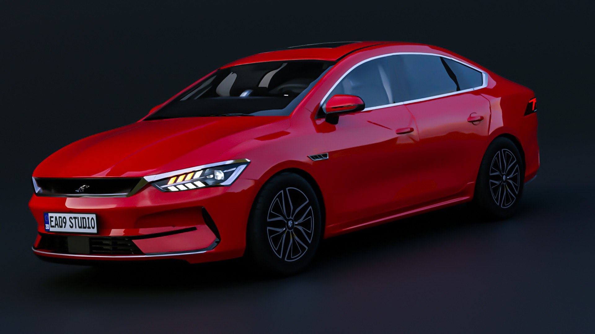 3D 2024 BYD Qin-Plus EV Model - TurboSquid 2350681