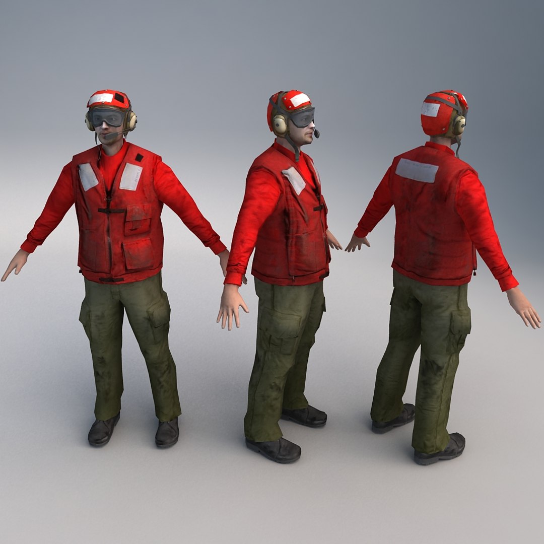 Carrier Deck Crew 3ds