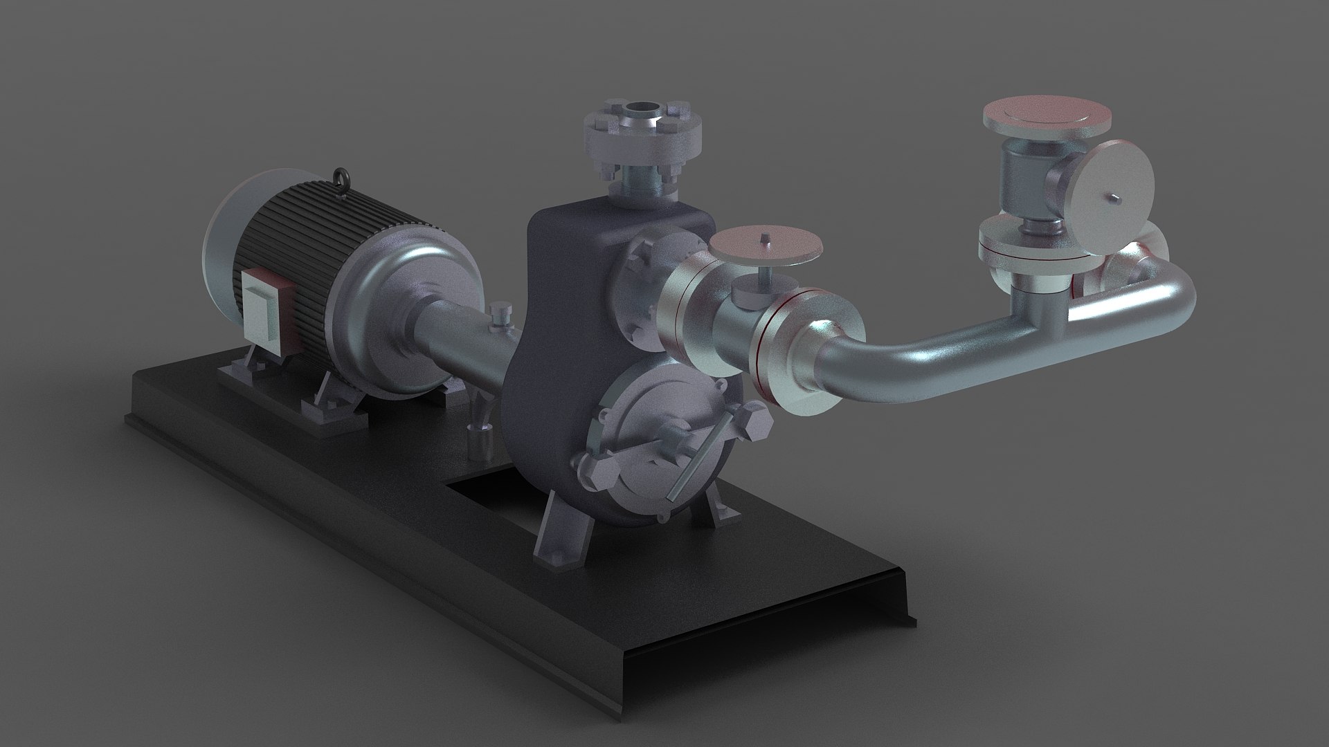 Pump Pumping Centrifugal Power Fluid Water Engine 3D Model - TurboSquid ...