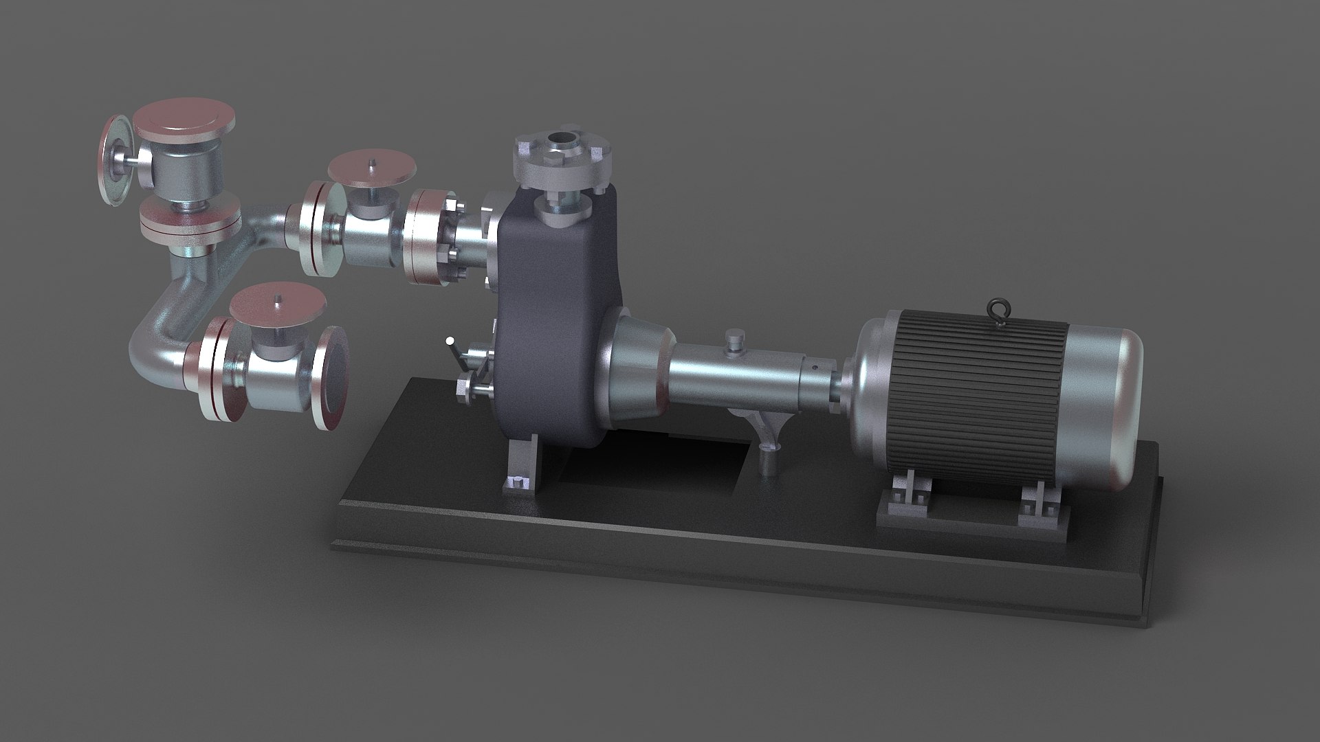 Pump Pumping Centrifugal Power Fluid Water Engine 3D Model - TurboSquid ...