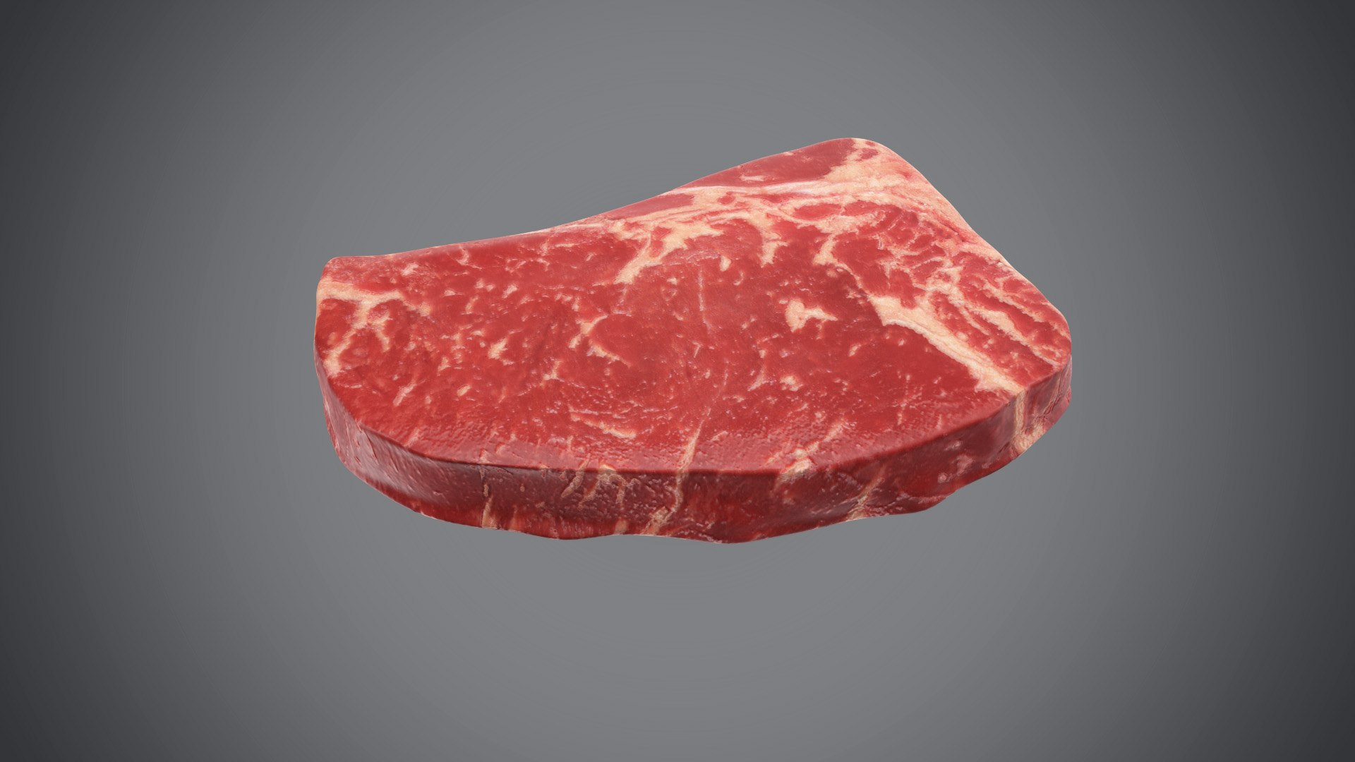 Raw meat clay plate model - TurboSquid 1521831