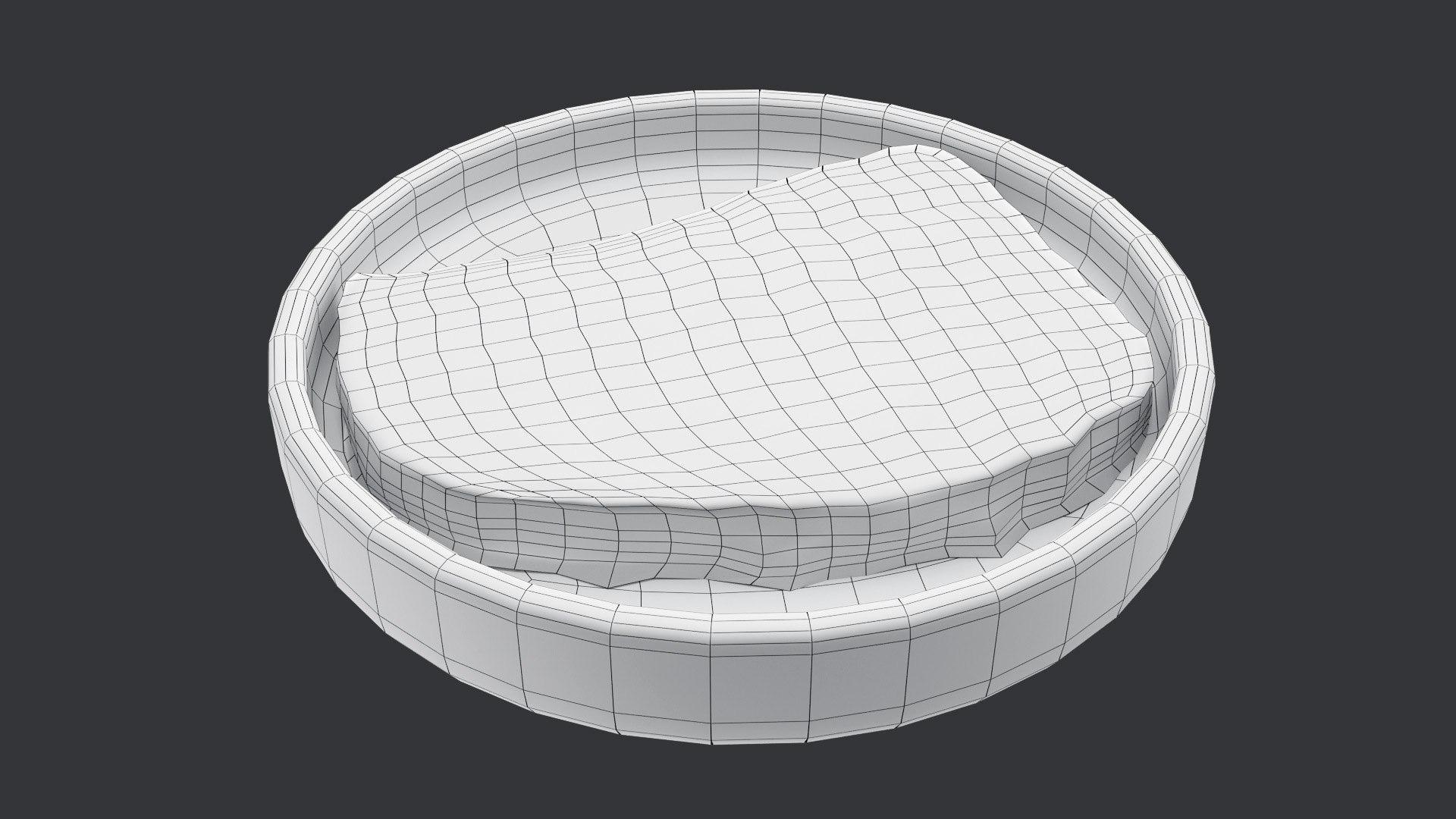 Raw meat clay plate model - TurboSquid 1521831