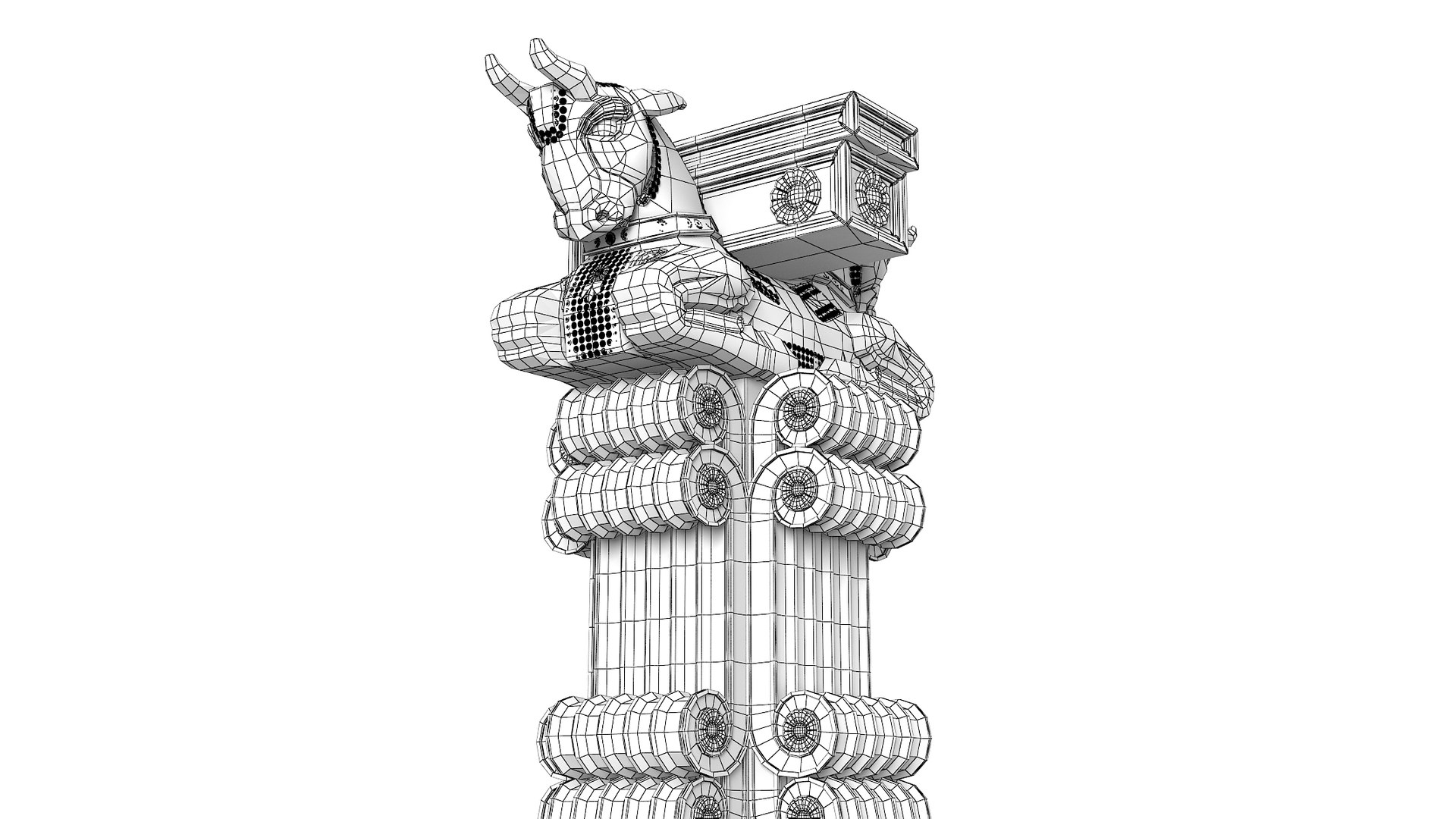 Persian Column 3D - TurboSquid 1699109