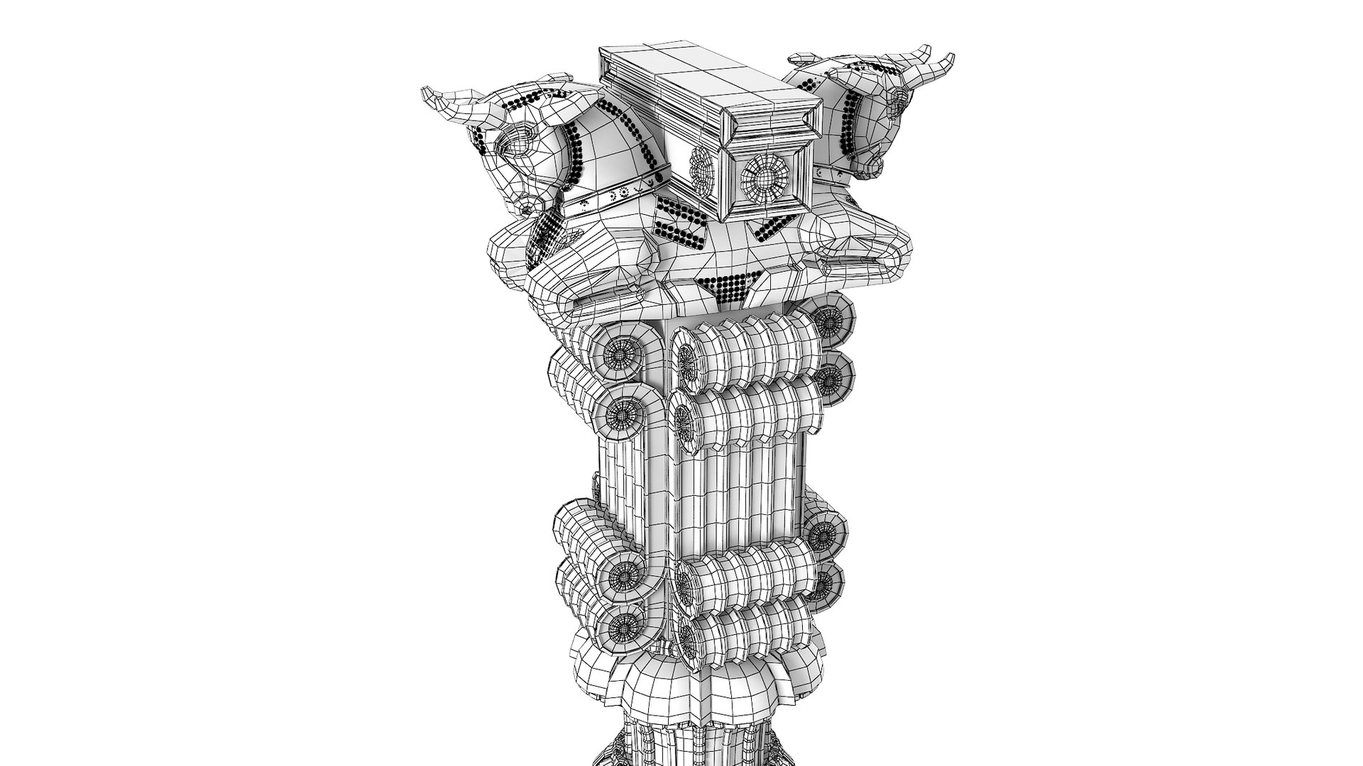 Persian Column 3D - TurboSquid 1699109