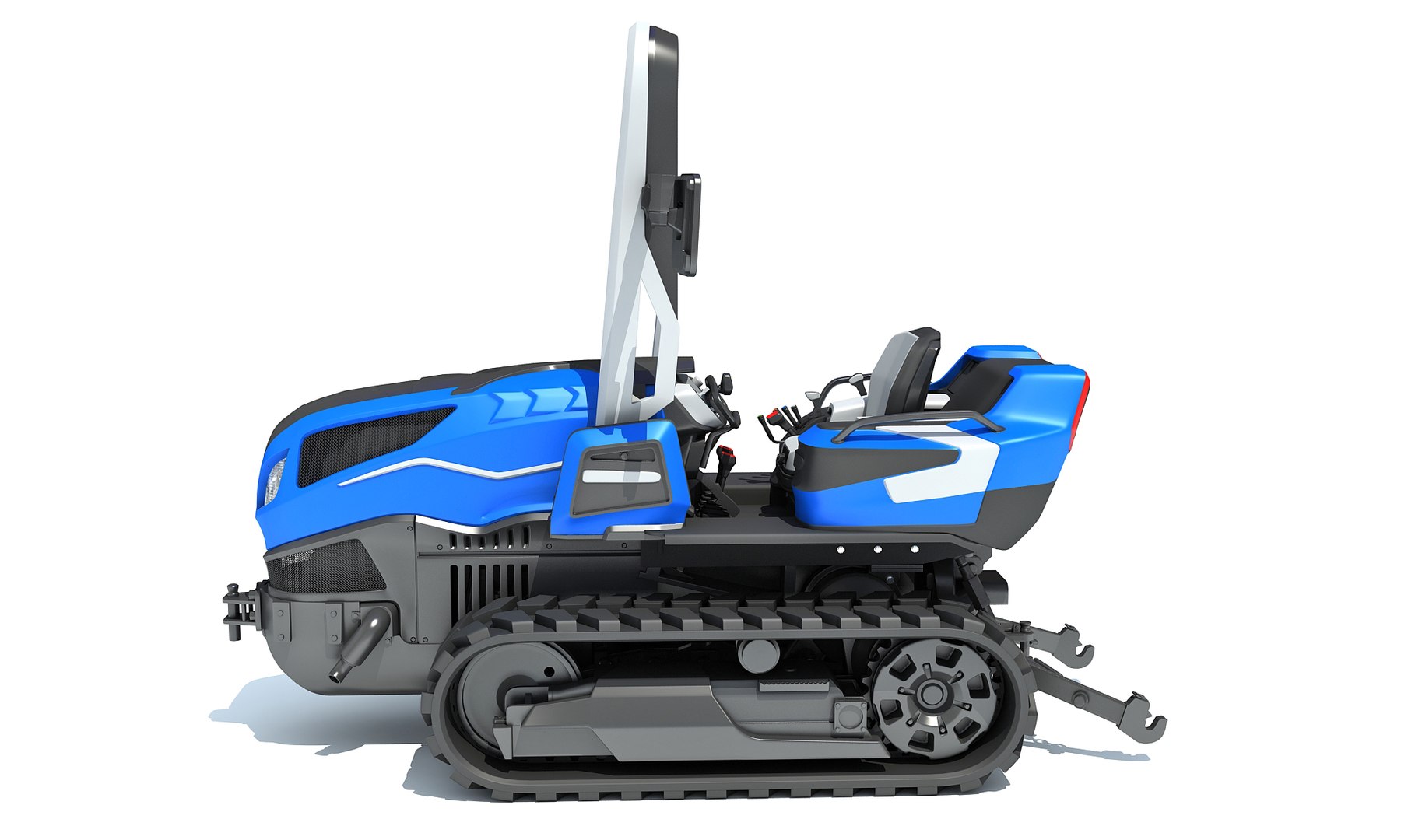 3D Tracked Tractor - TurboSquid 1886508