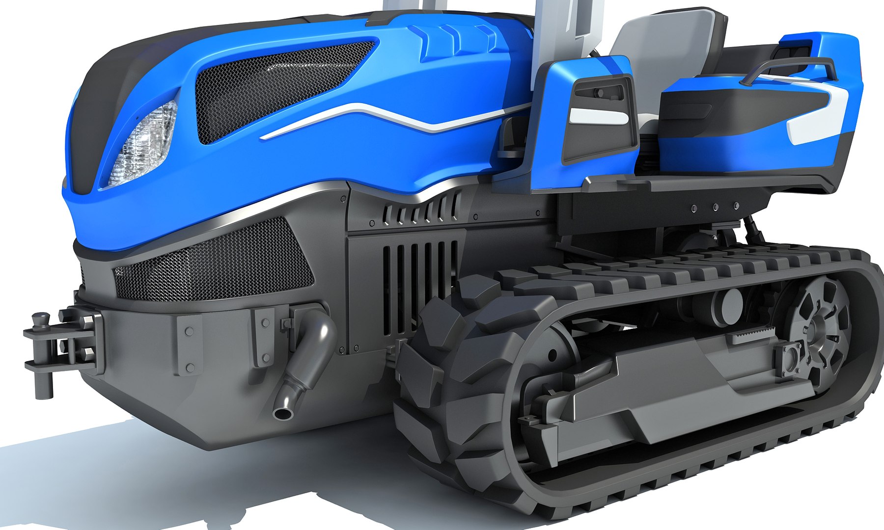 3D Tracked Tractor - TurboSquid 1886508