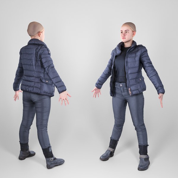 Photogrammetry animation ready woman 3D model - TurboSquid 1505600