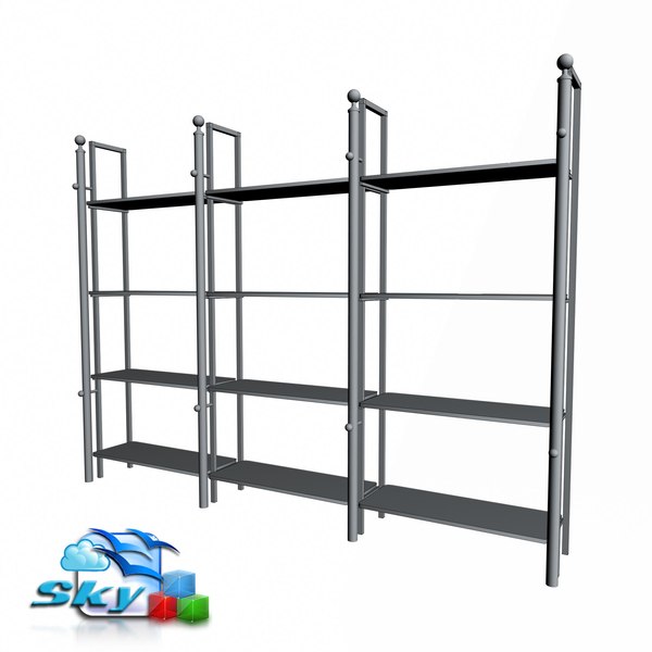 3d model of product racks pipe