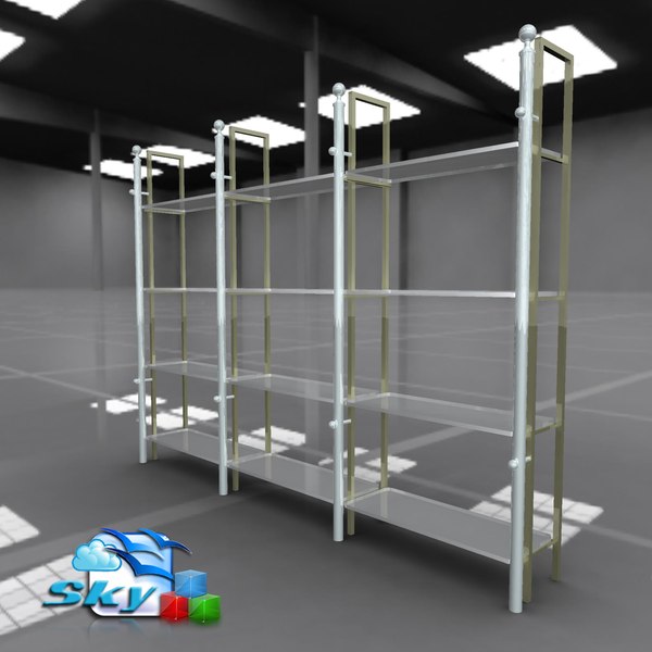 3d model of product racks pipe