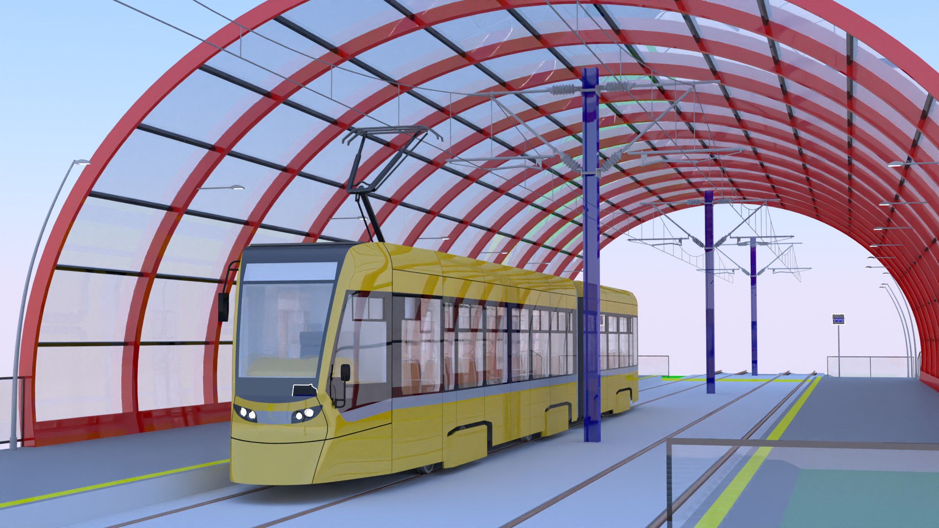 Stadler Tram Stops II 3D Model - TurboSquid 2316089