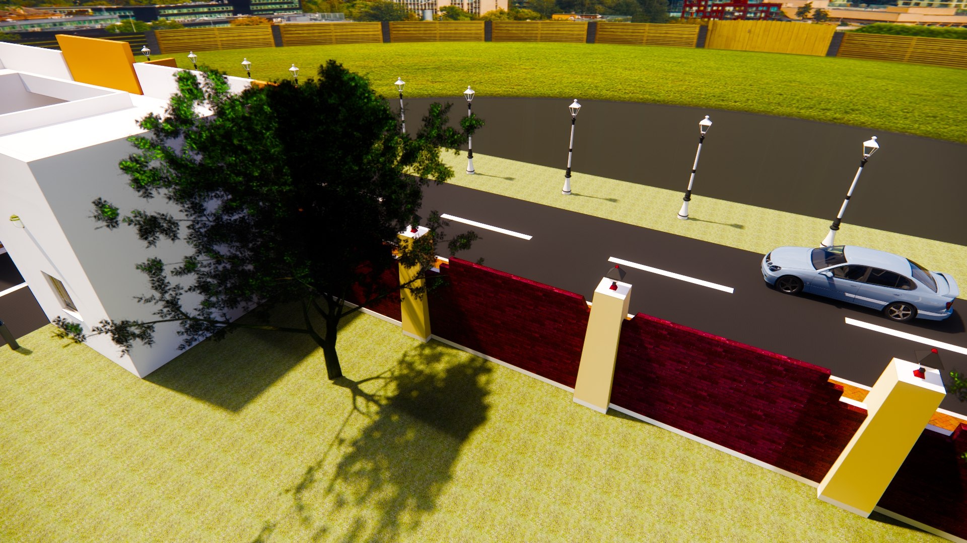 Entrance Gate In Revit 3D Model - TurboSquid 2195886