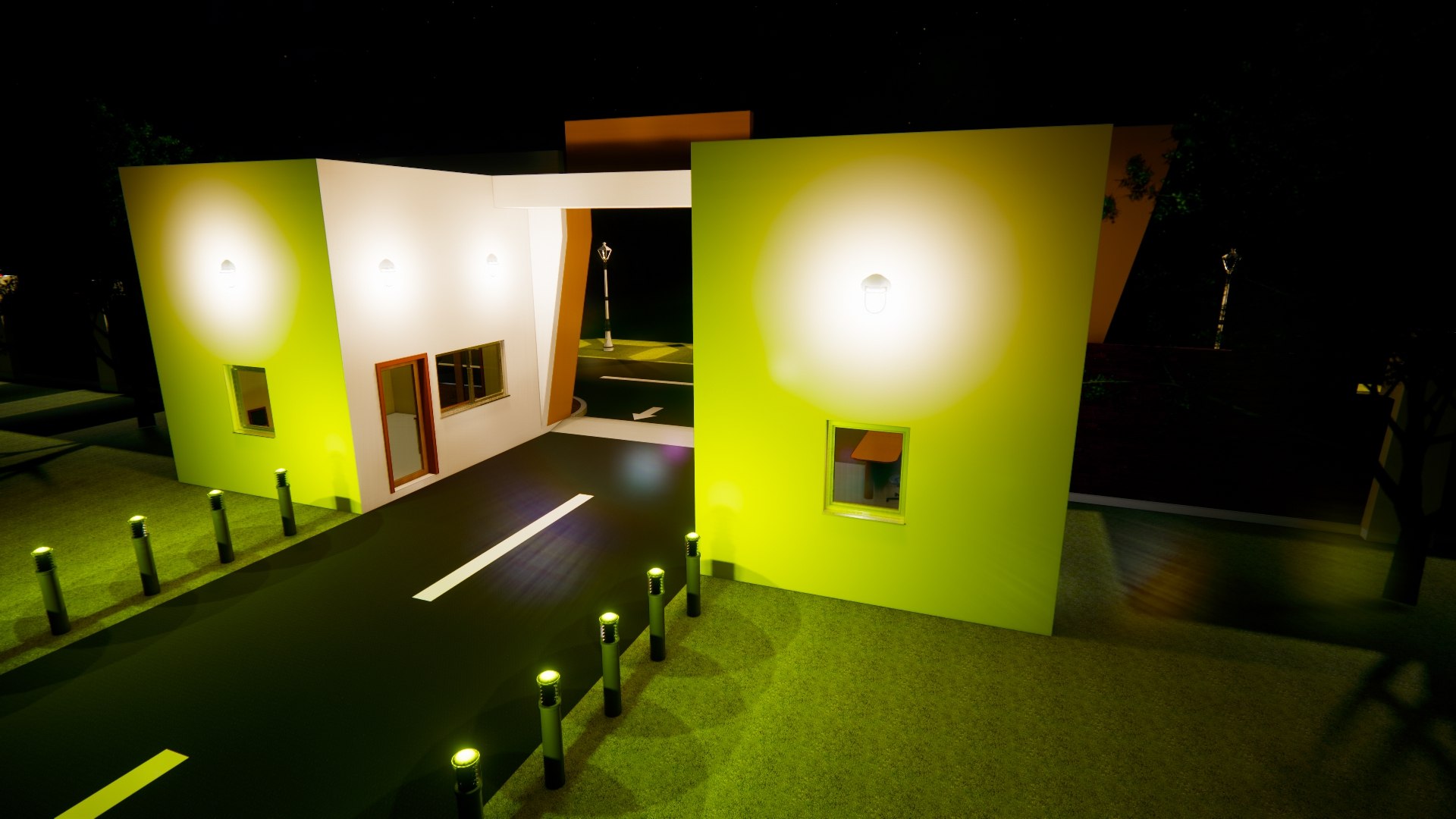 Entrance Gate In Revit 3D Model - TurboSquid 2195886