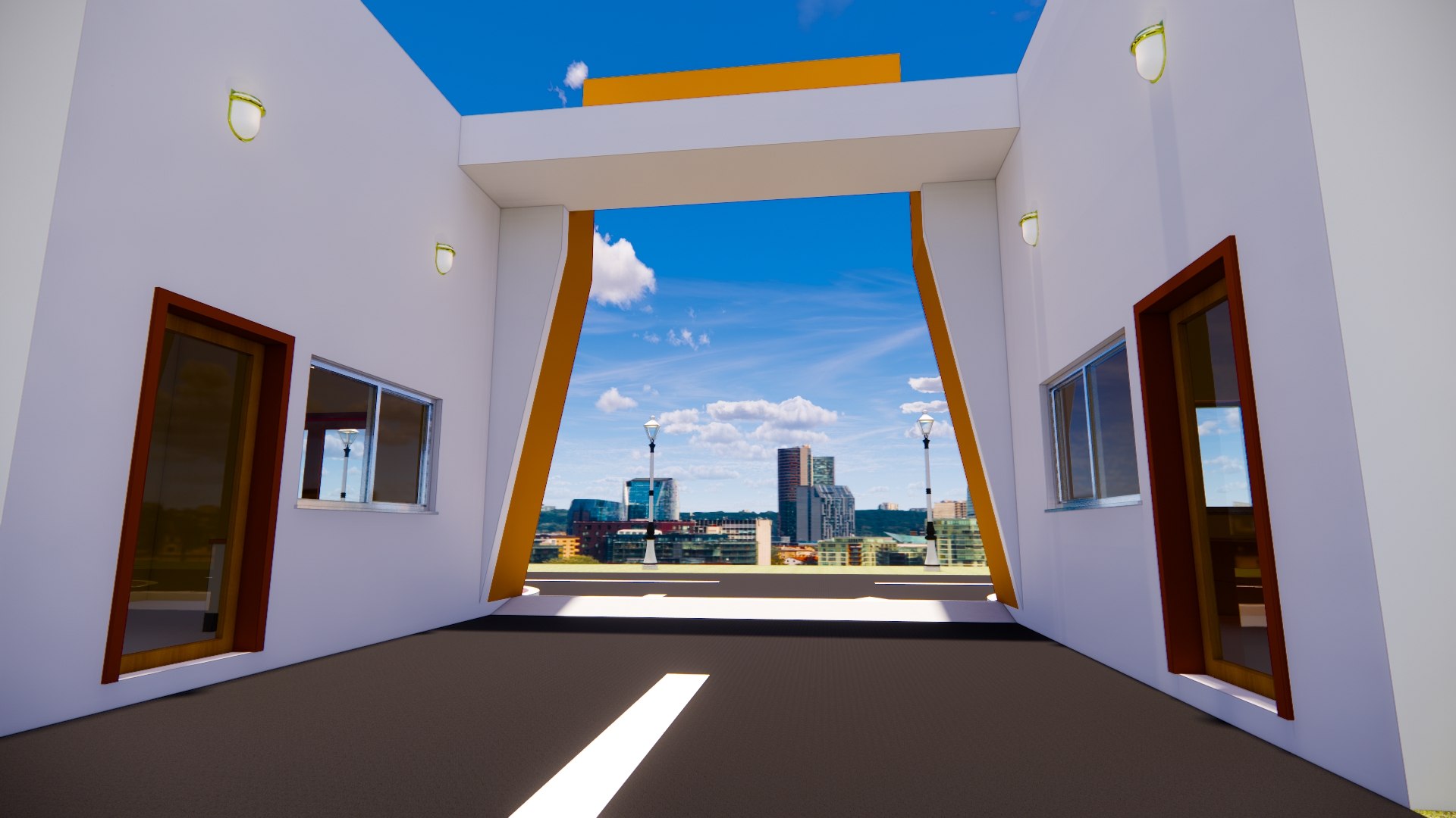 Entrance Gate In Revit 3D Model - TurboSquid 2195886