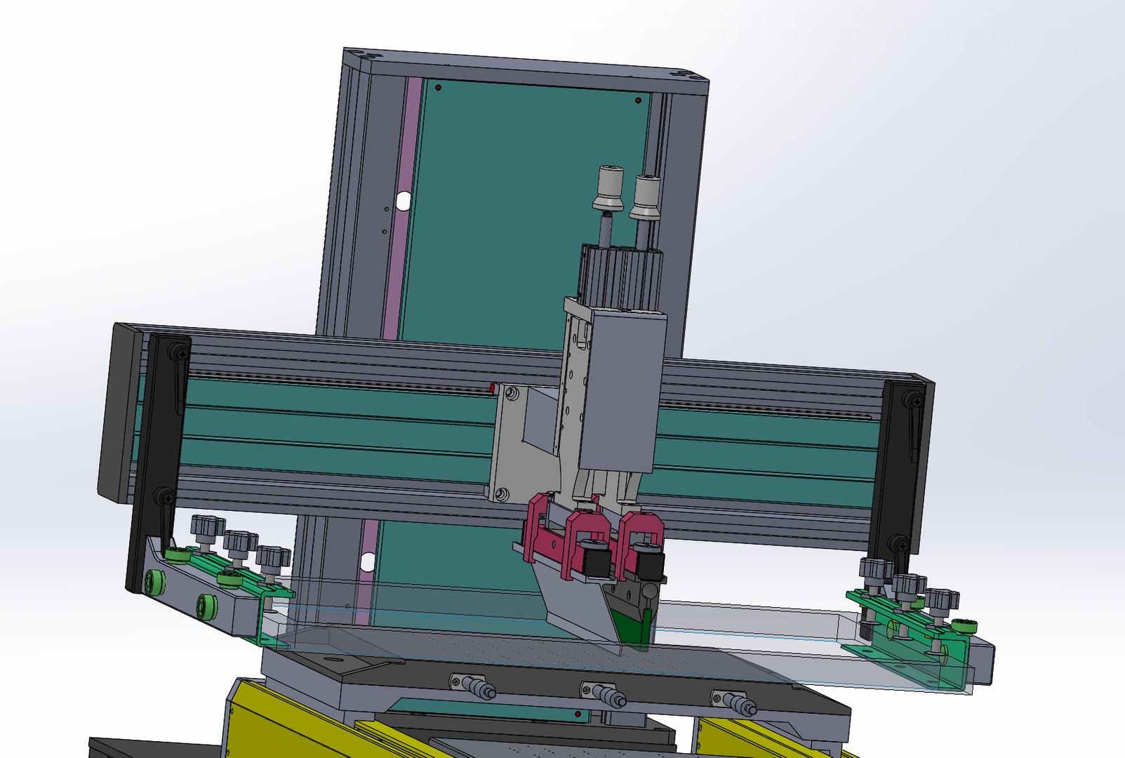 Double Platform Screen Printing 3D Model - TurboSquid 1345942