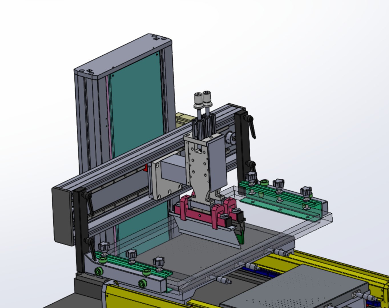 Double Platform Screen Printing 3D Model - TurboSquid 1345942