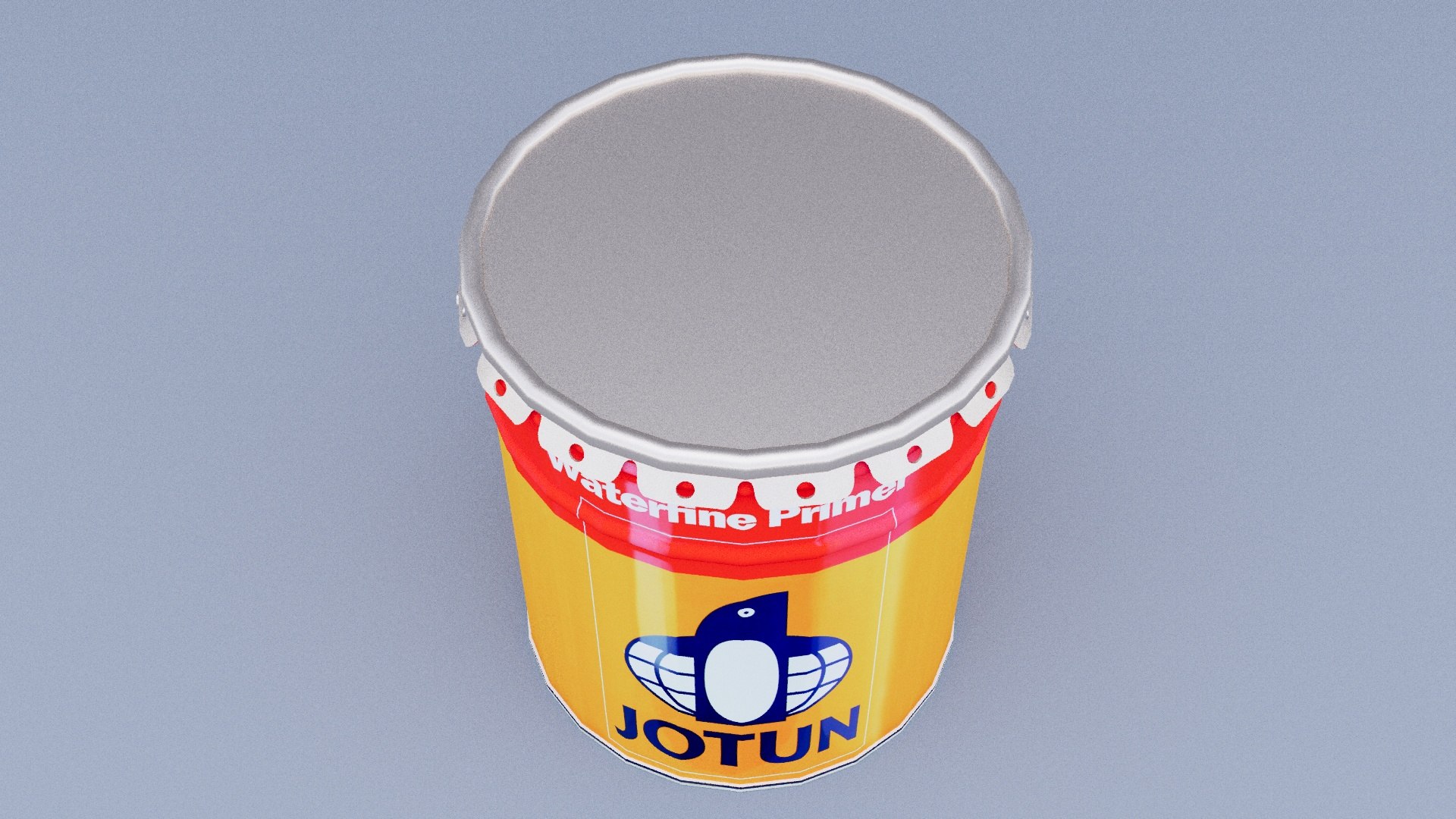 3D Trolley With Paint Bucket Model - TurboSquid 2106764