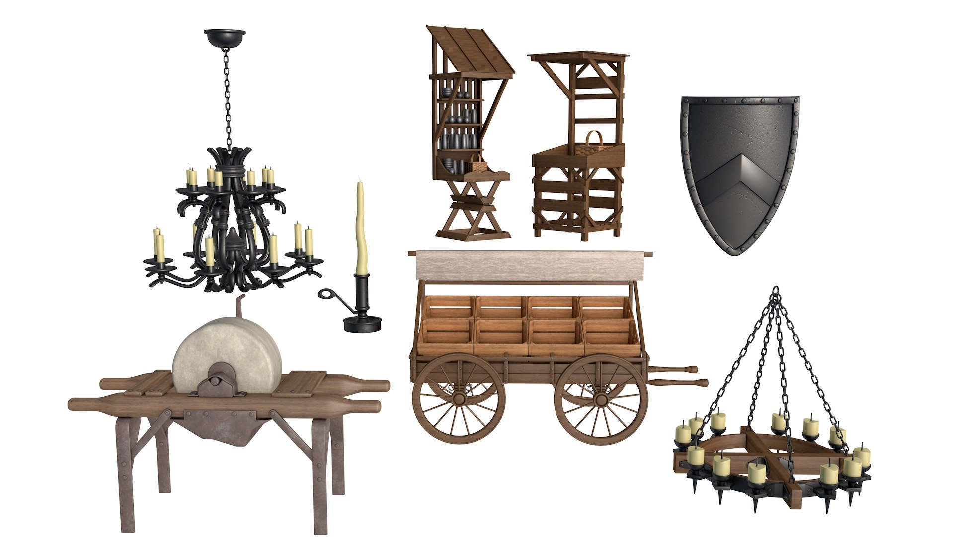 Medieval Collection 3D model - TurboSquid 2080227
