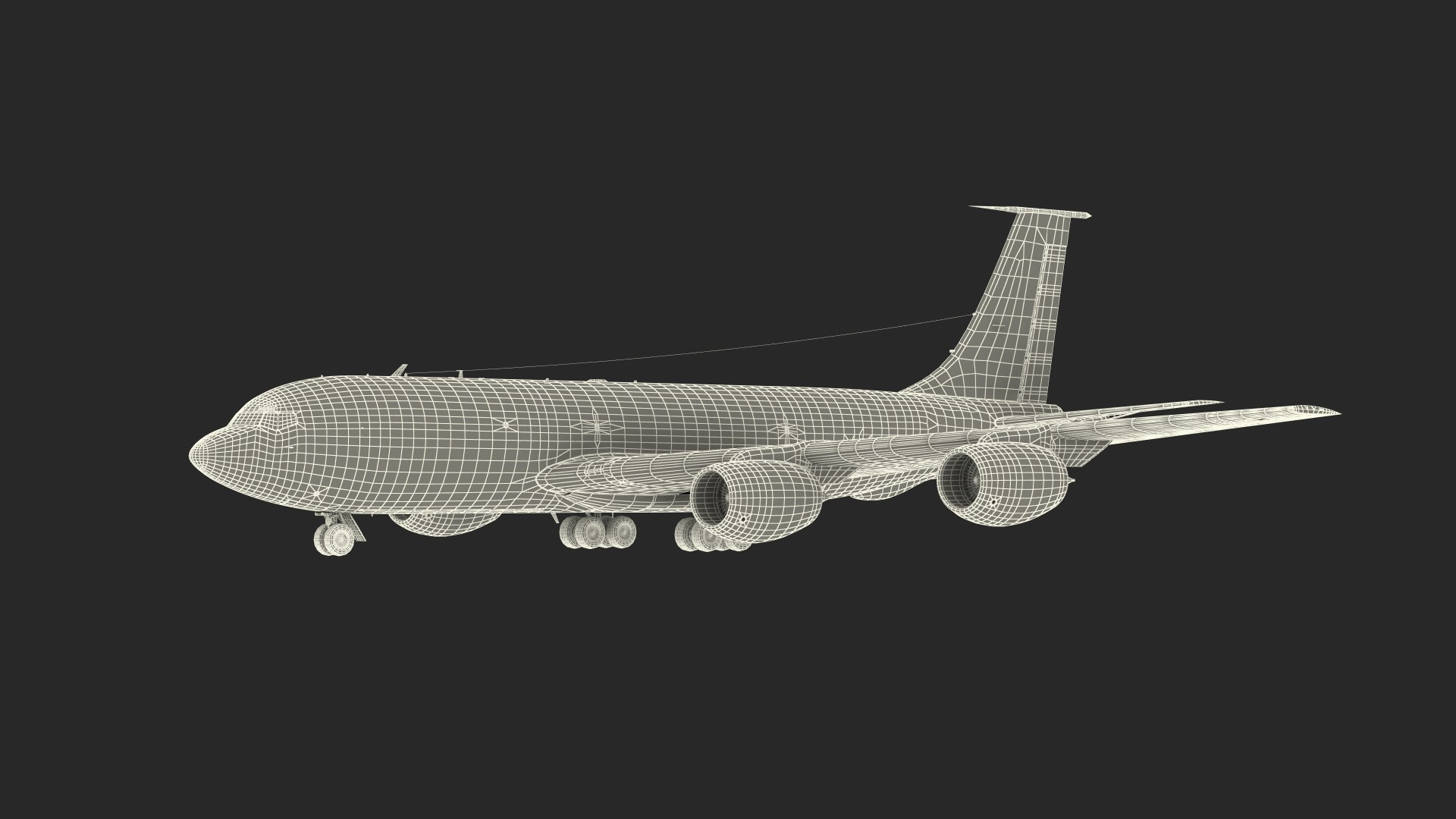 Boeing kc 135 stratotanker 3D model - TurboSquid 1699793