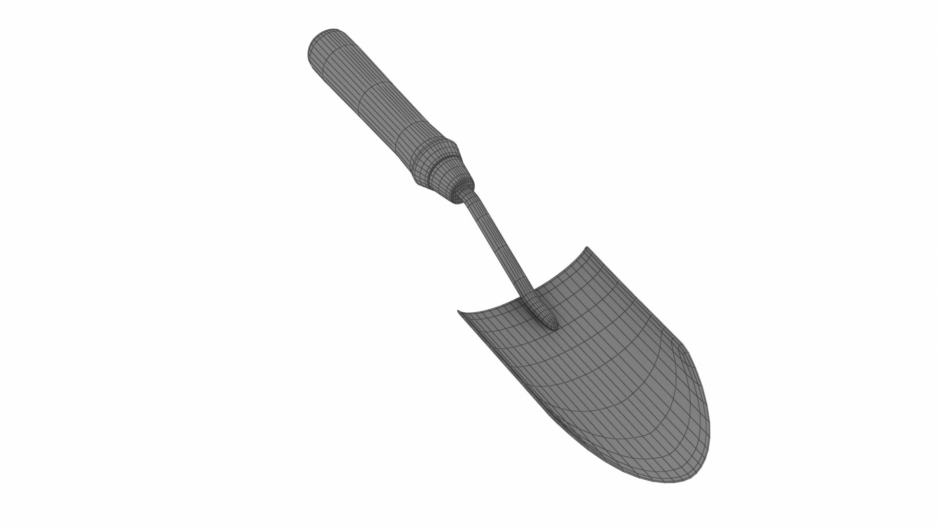 Farm Hand Tool Spade 3D Model - TurboSquid 1663493
