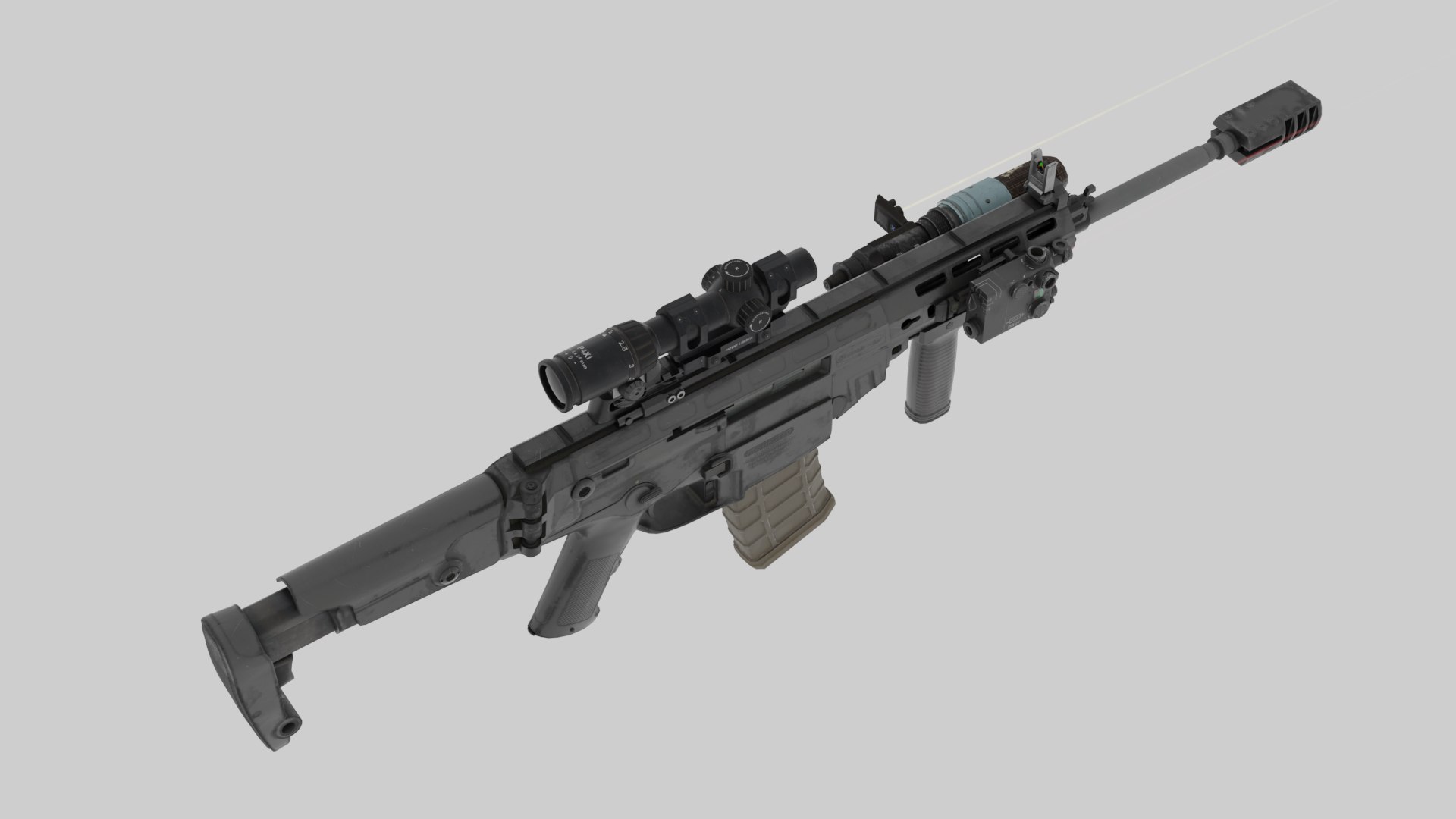 Assault Rifle model - TurboSquid 2072170