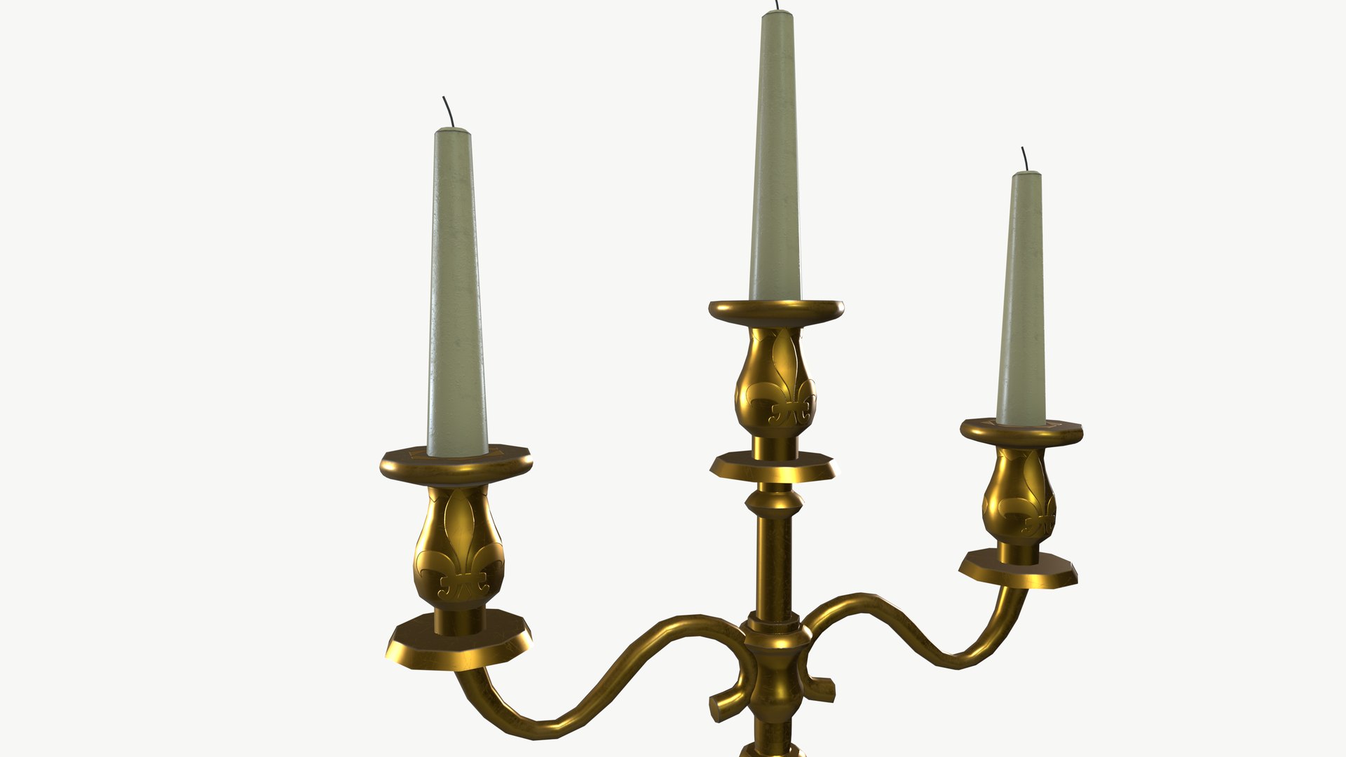 Candlestick 3D Model - TurboSquid 2296024