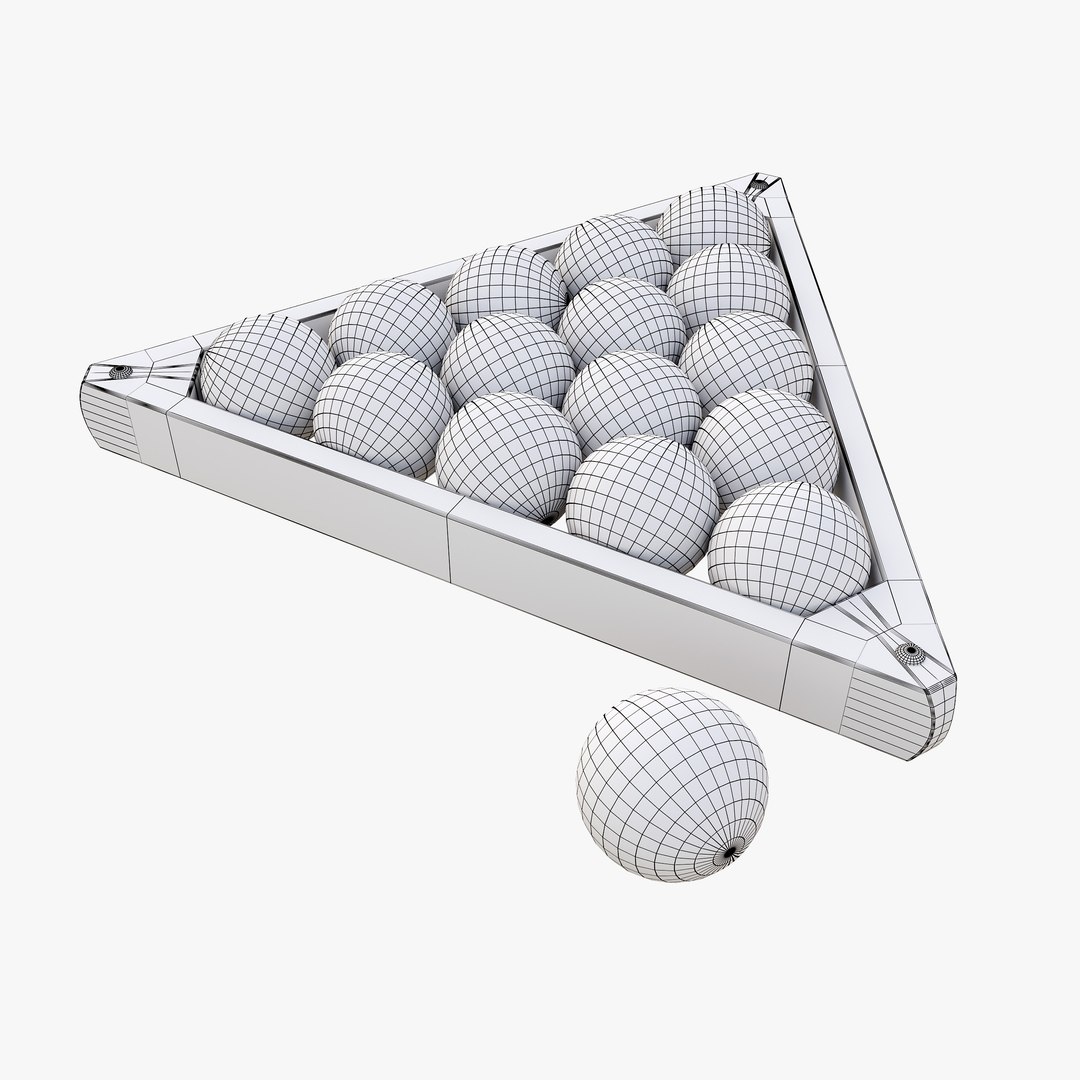 Billiard Balls 3D Model - TurboSquid 1424881