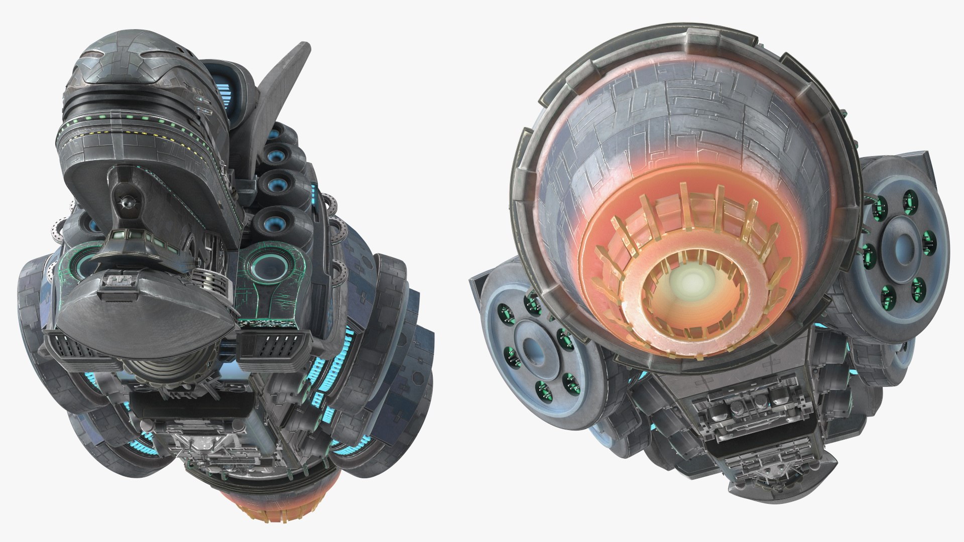 UFO Ships Collection 2 3D Model - TurboSquid 2160360