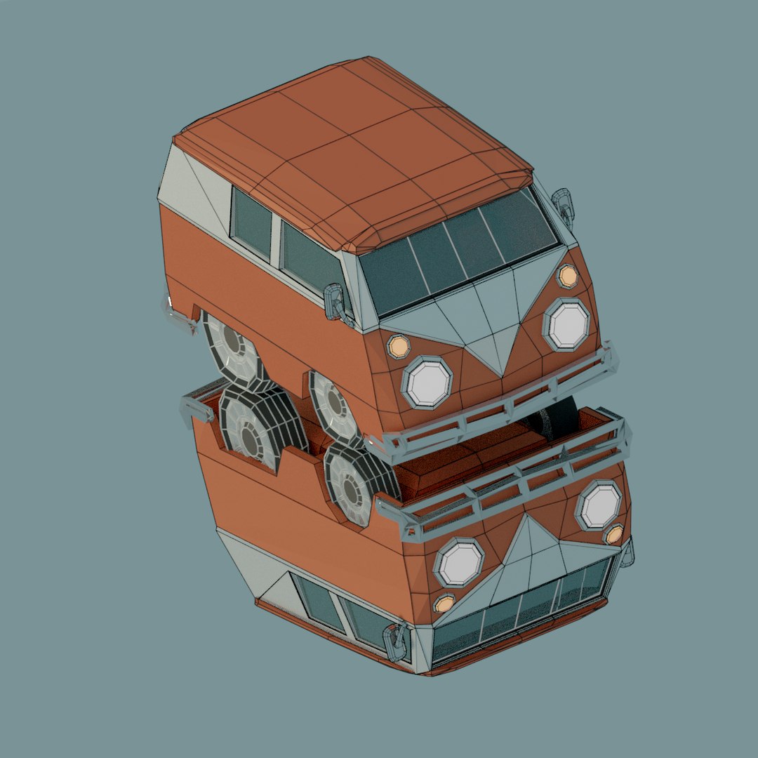 Combi Car Model - TurboSquid 1283707