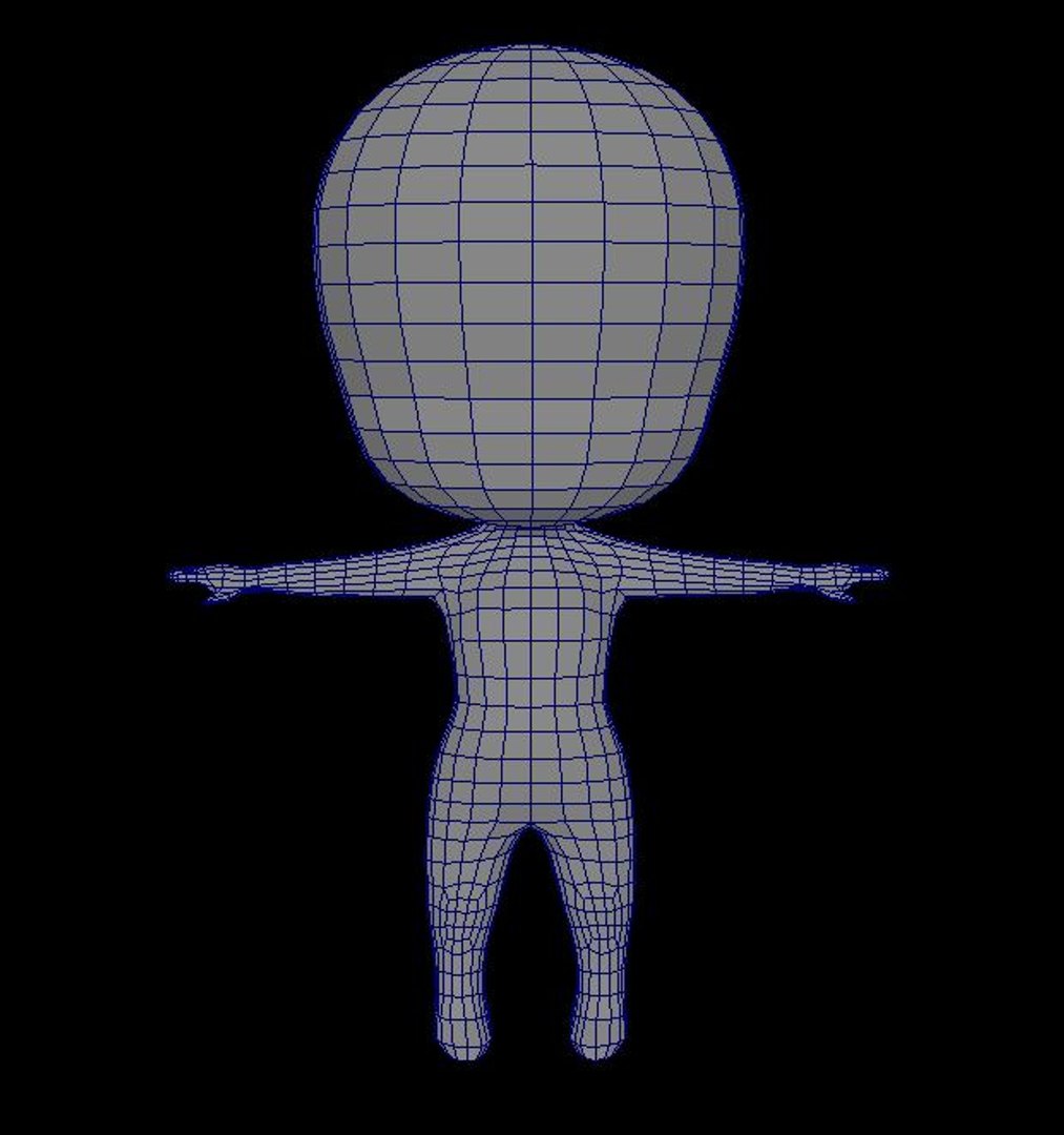3D Base Character - TurboSquid 1332074