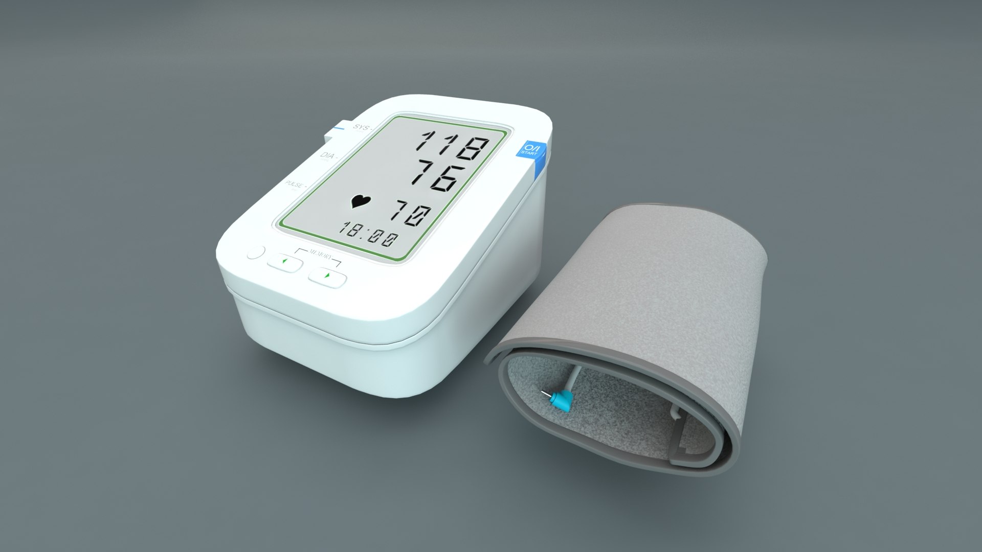 3ds Max Sphygmomanometer