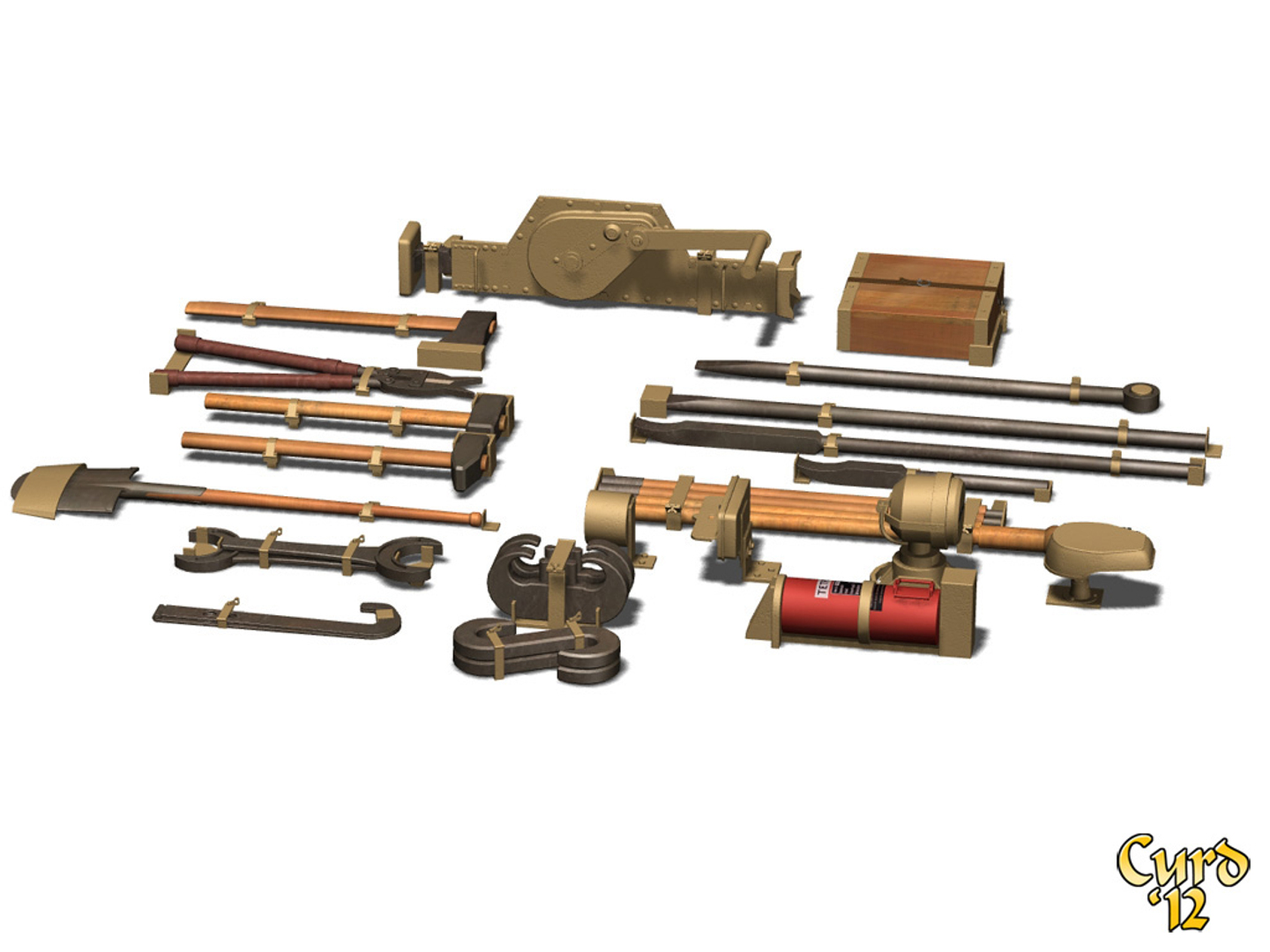 German Tool Set Pz Lwo