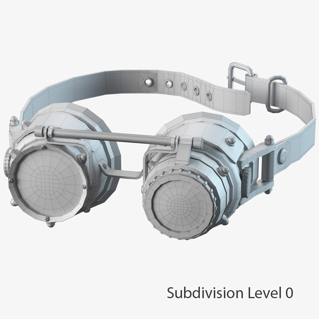3d max steampunk goggles