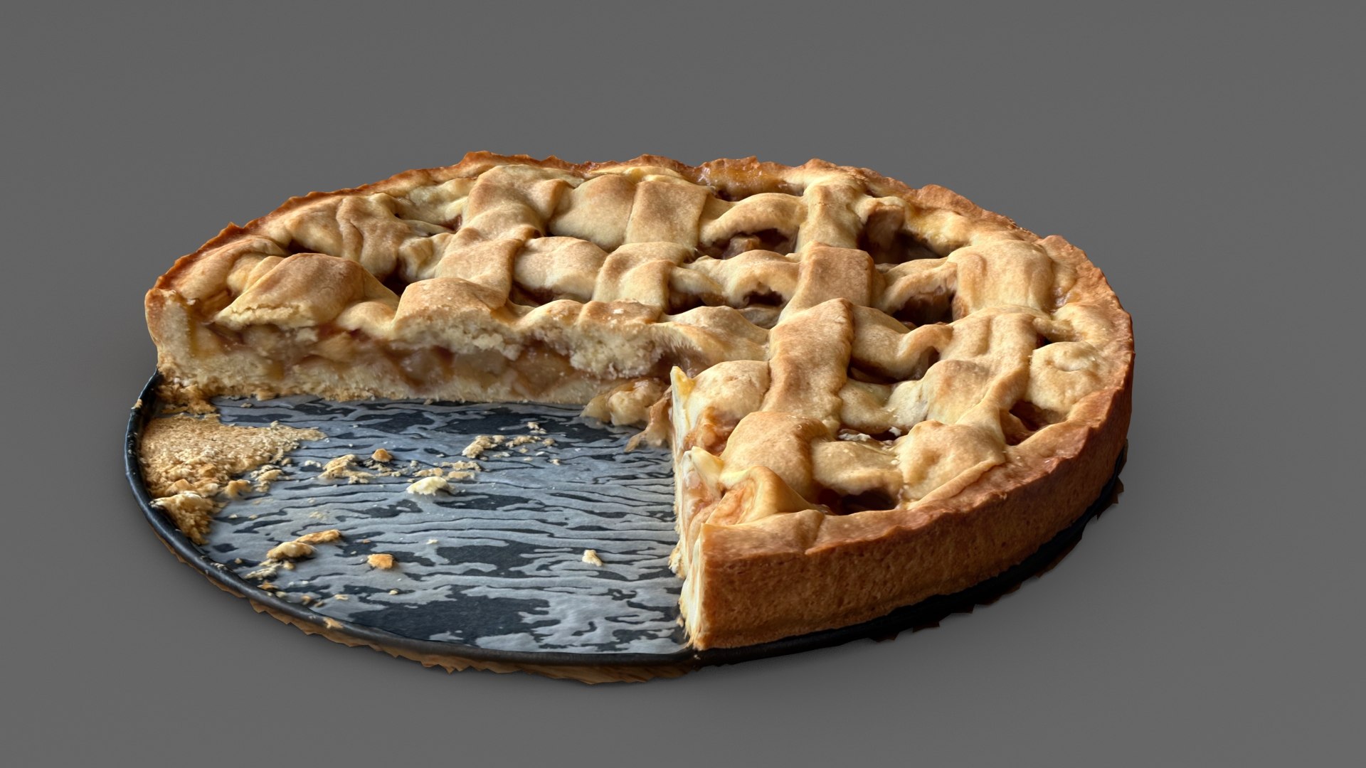 Apple Pie model - TurboSquid 1994366